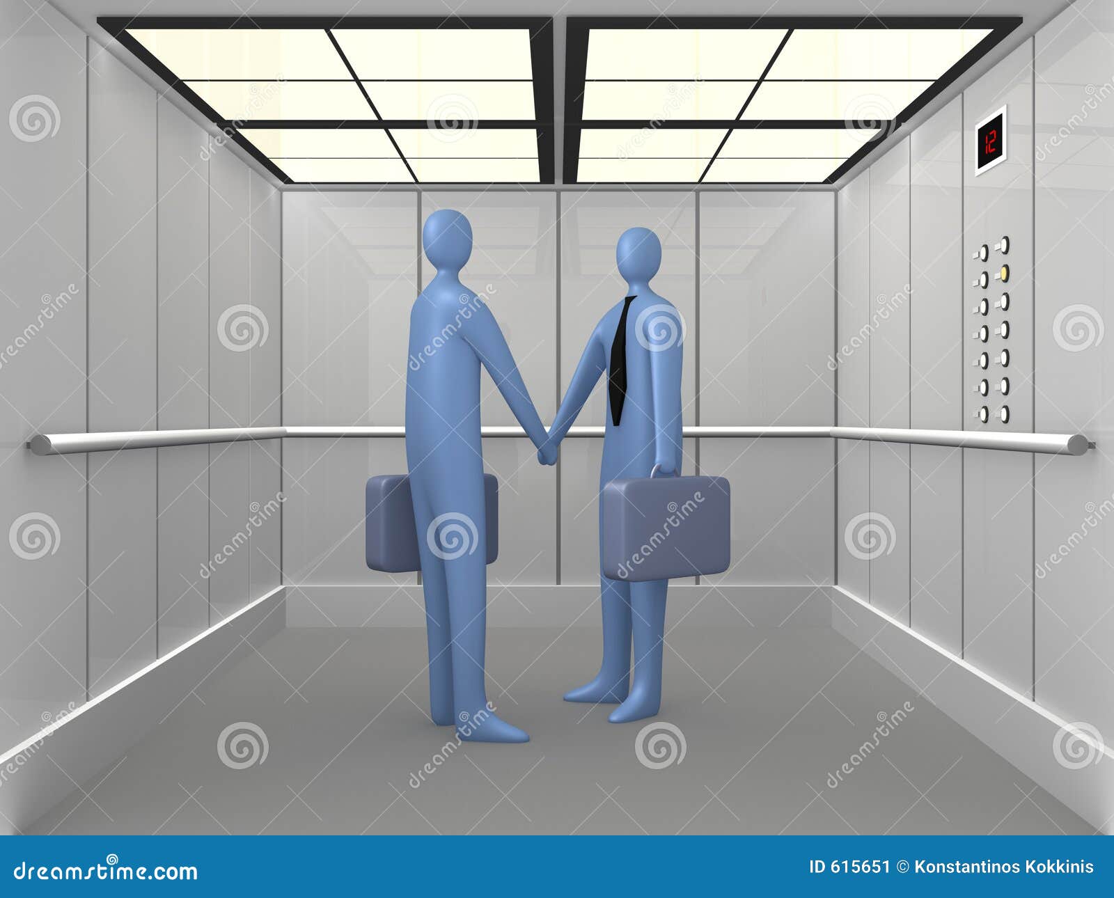 3d Elevator #1 Royalty-Free Stock Photo | CartoonDealer.com #615651
