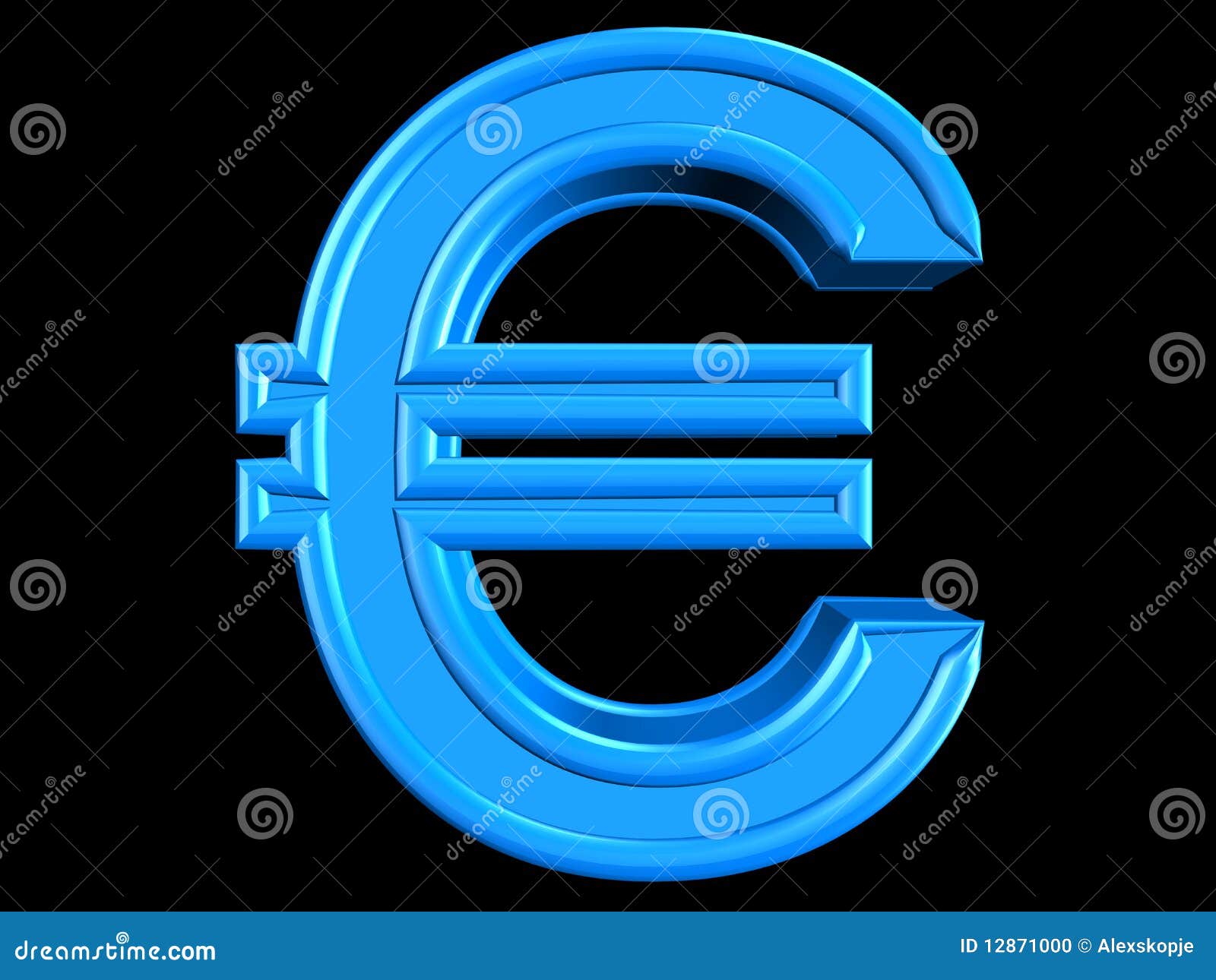3d euro sign stock illustration. Illustration of green - 12871000