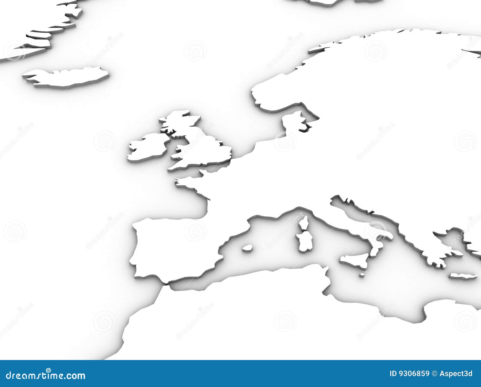 3d Europe Illustration stock illustration. Illustration of finland ...