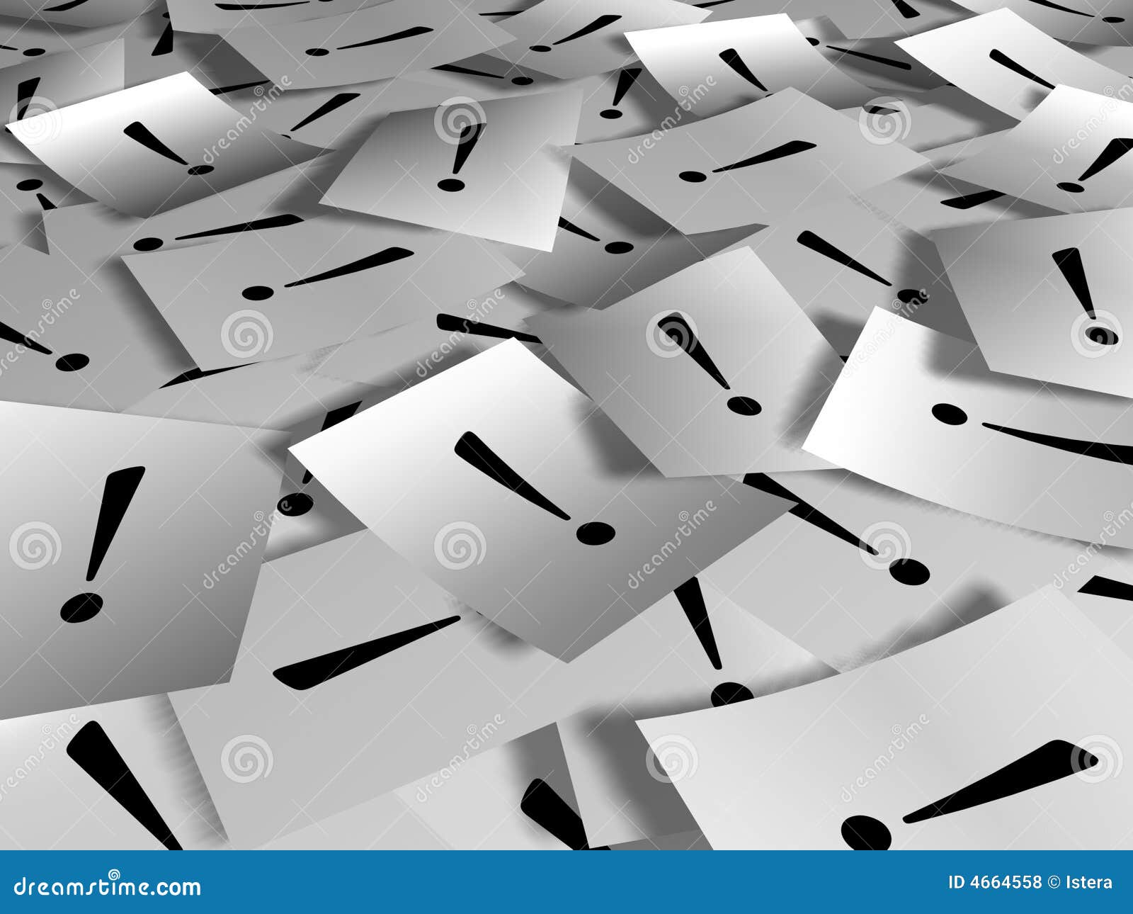 3d exclamation mark stock illustration. Illustration of expressive ...