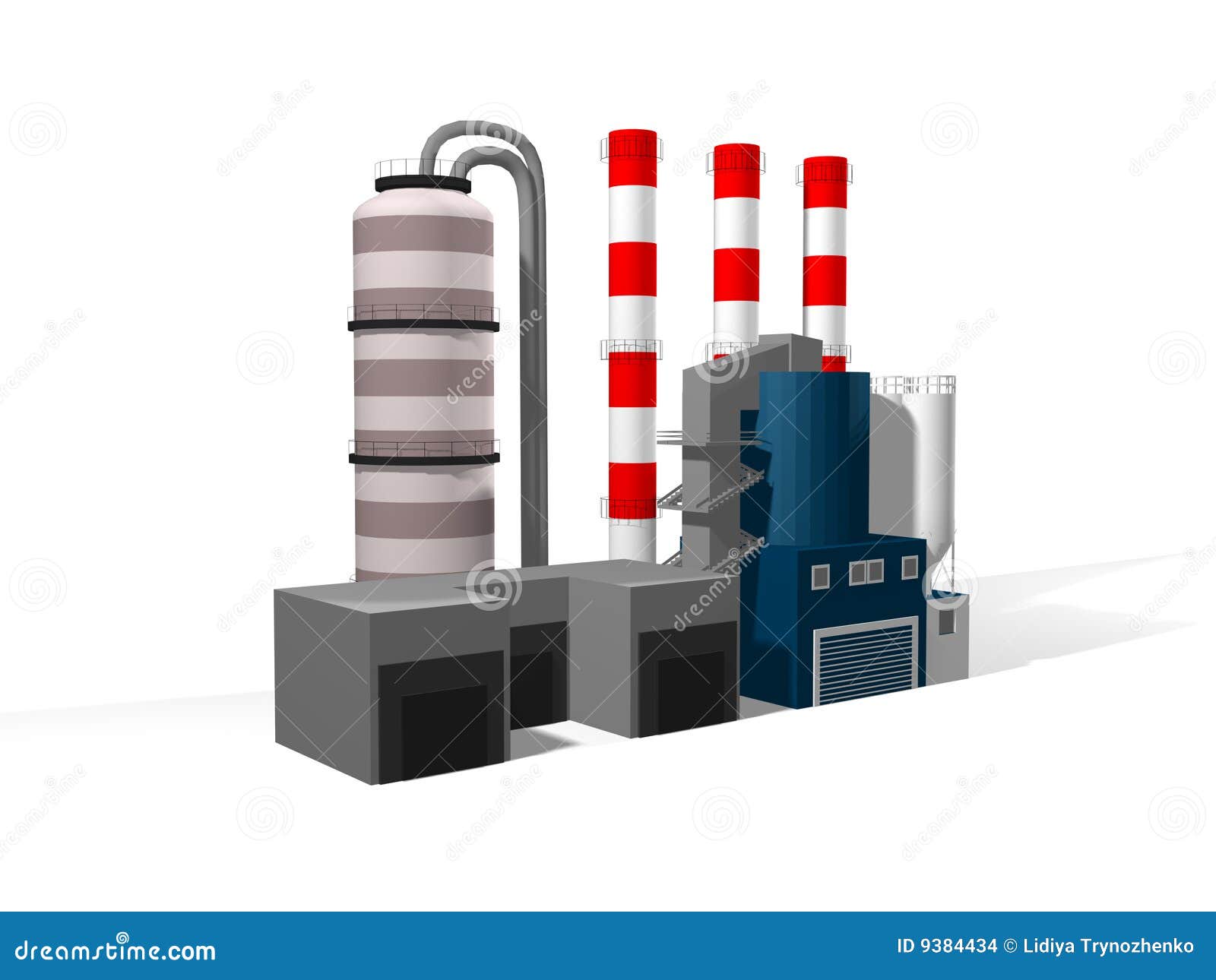 Factory Plant Isometric Flowchart Vector Illustration | CartoonDealer ...