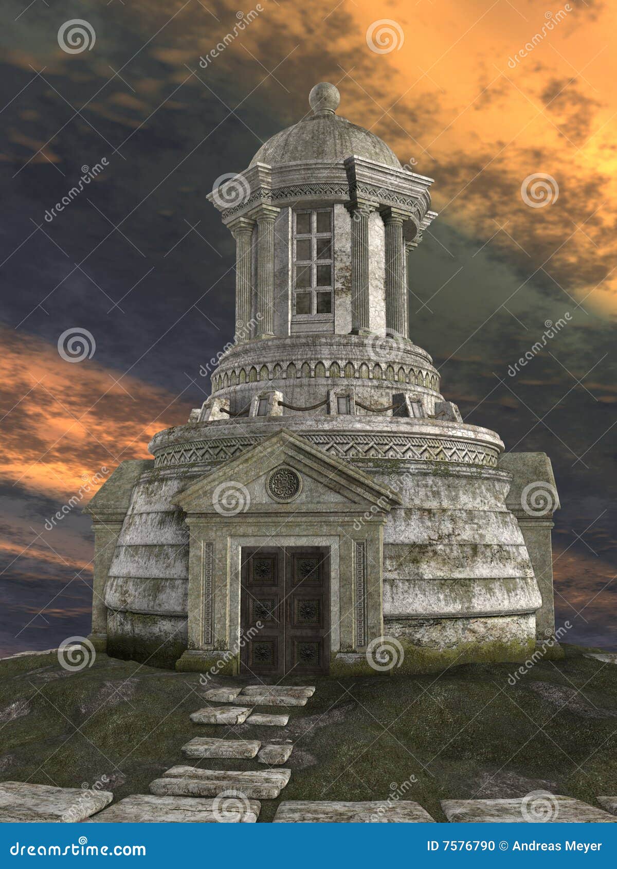 Tomb Fantasy Background Stock Photography | CartoonDealer.com #132541802