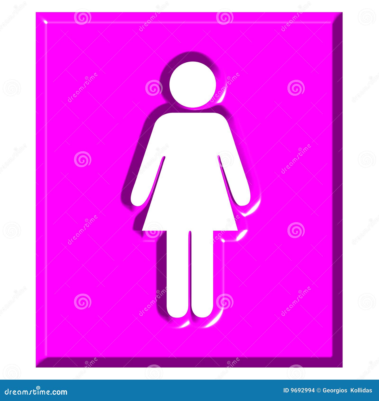 Female Sign Cartoon Vector | CartoonDealer.com #8486499