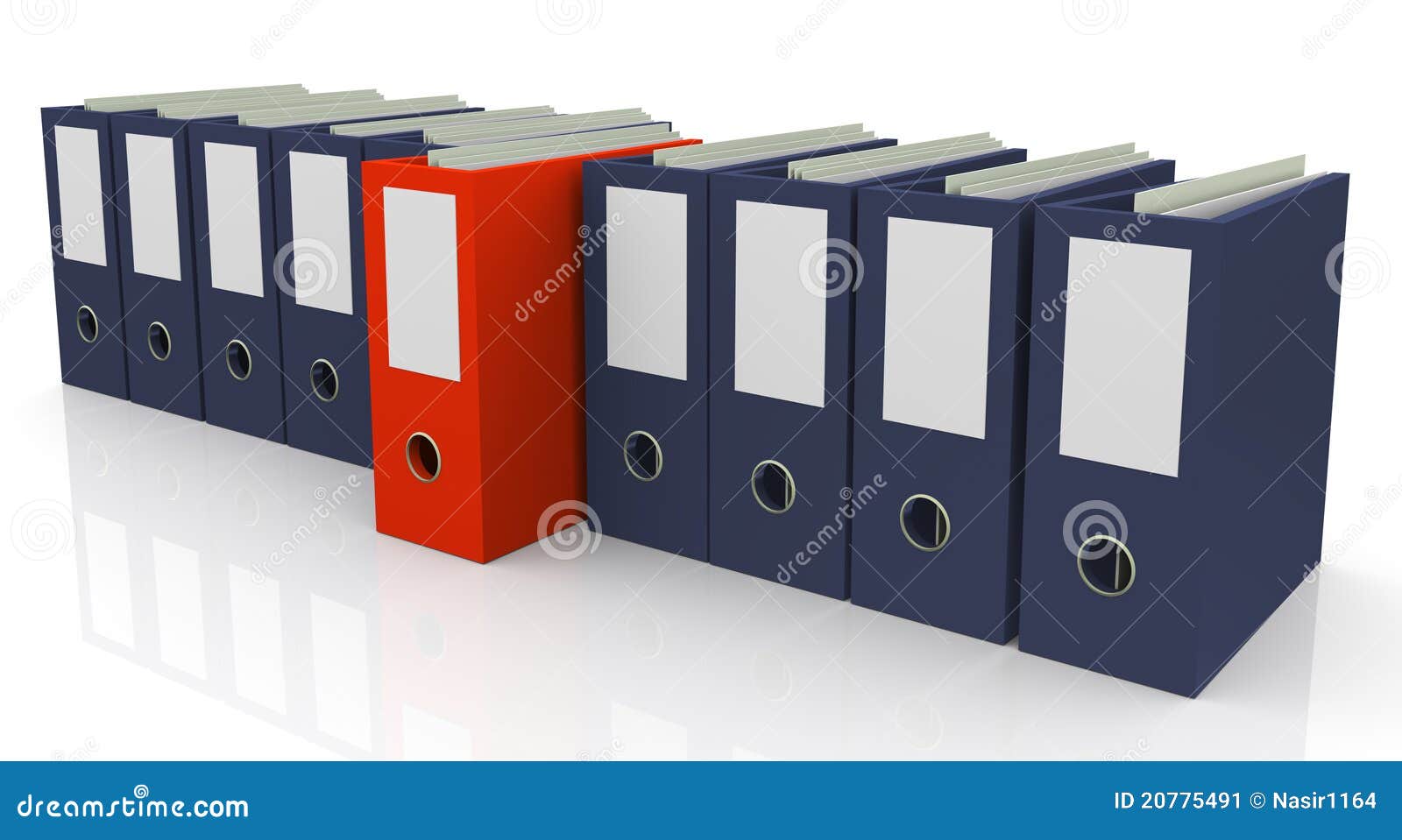 3d file box stock illustration. Illustration of closed - 20775491