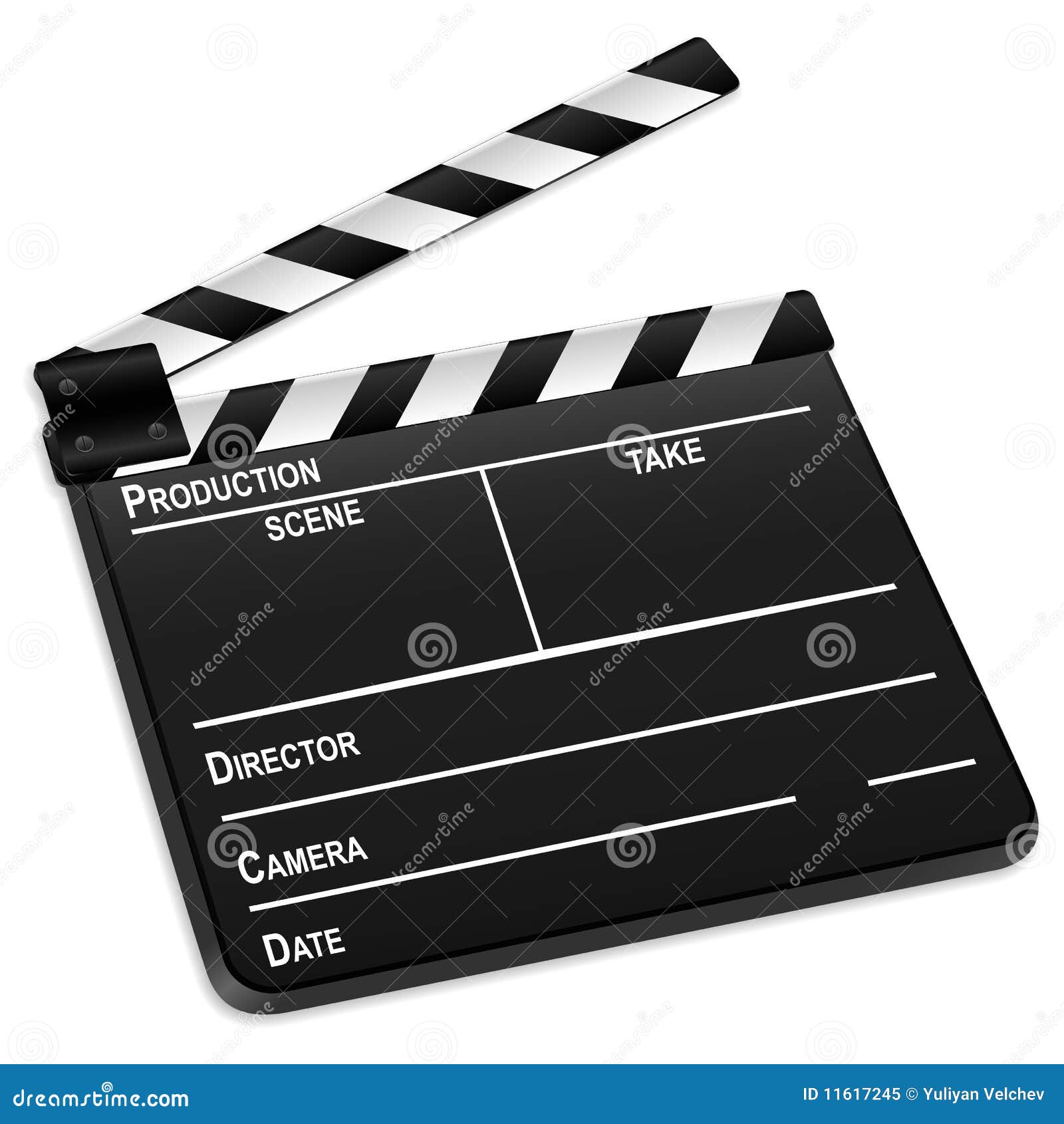 Film Slate Vector | CartoonDealer.com #11612101