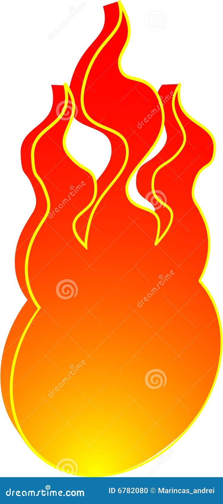 3d fire icon stock vector. Illustration of concept, button - 6782080