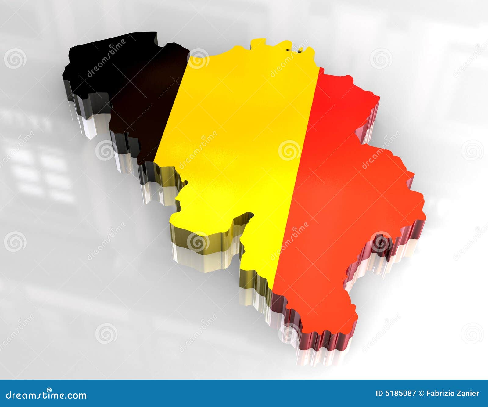 3d flag map of belgium stock illustration. Illustration of clip - 5185087
