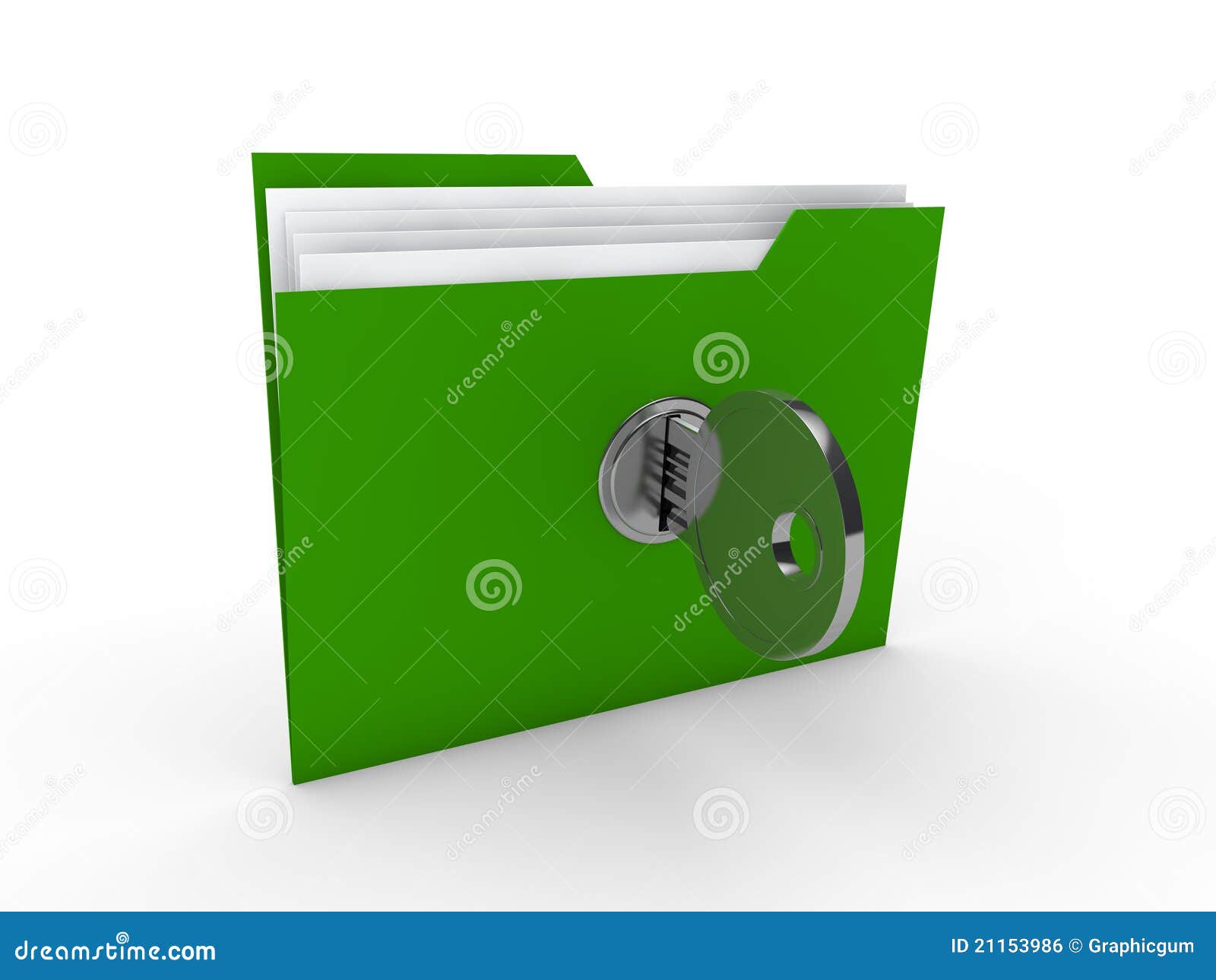 Folder With Document Of FBI Agent Illustration | CartoonDealer.com ...