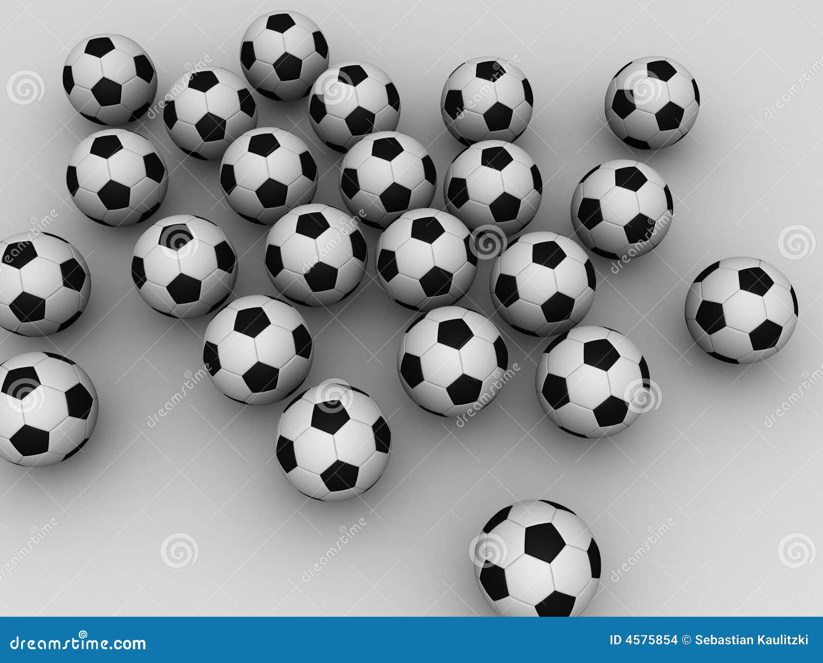 Many Footballs Royalty-Free Stock Photography | CartoonDealer.com #24100901