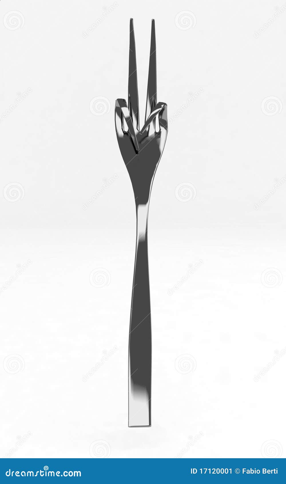 3d fork (victory) stock illustration. Illustration of finger - 17120001