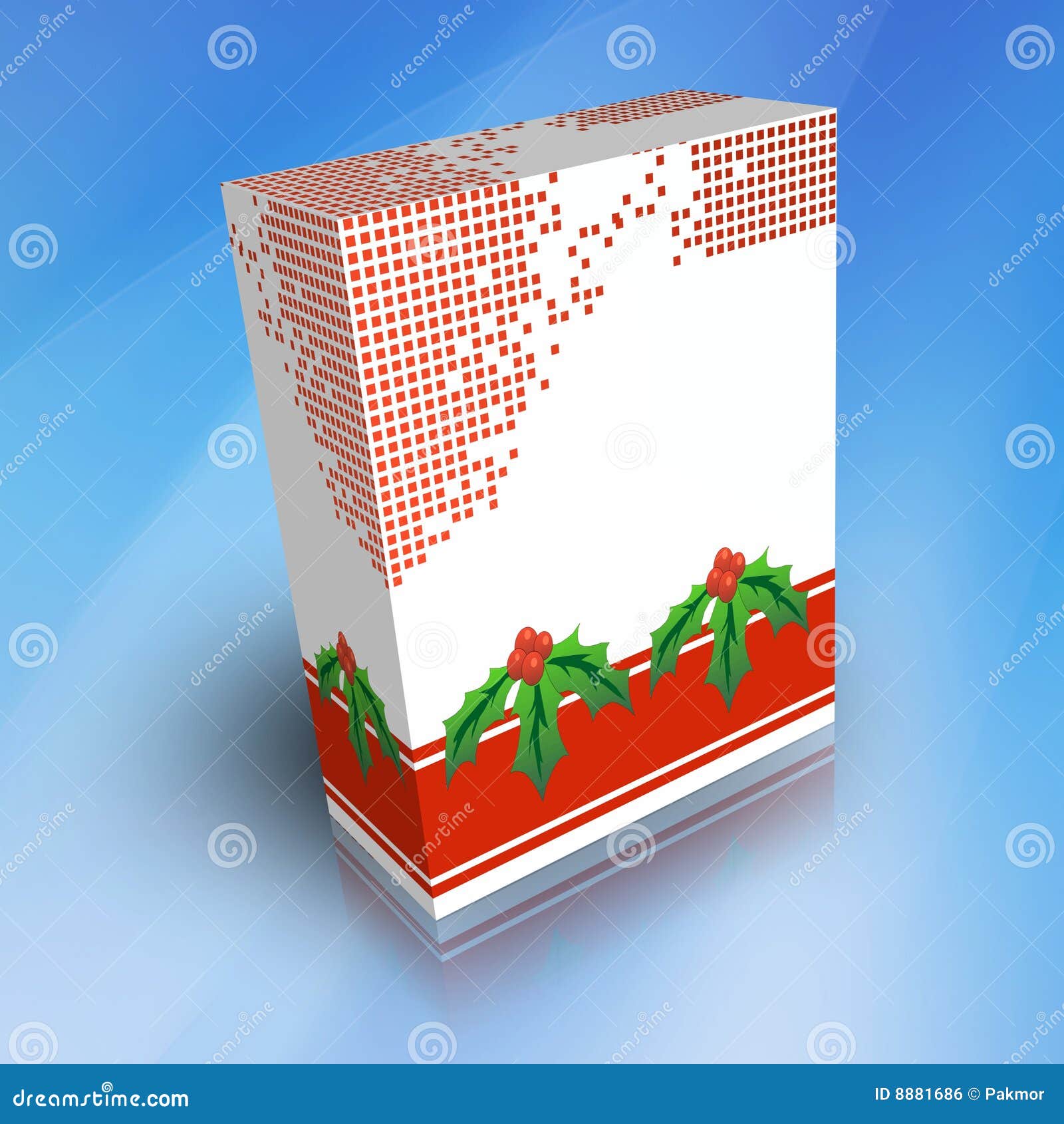 3D Generic Boxes for Christmas Stock Illustration - Illustration of ...