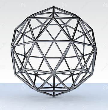 3d geosphere stock illustration. Illustration of development - 17120201