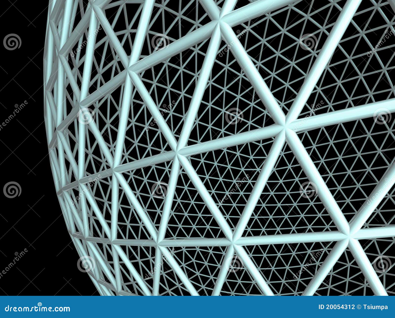 3d geosphere stock illustration. Illustration of wire - 20054312