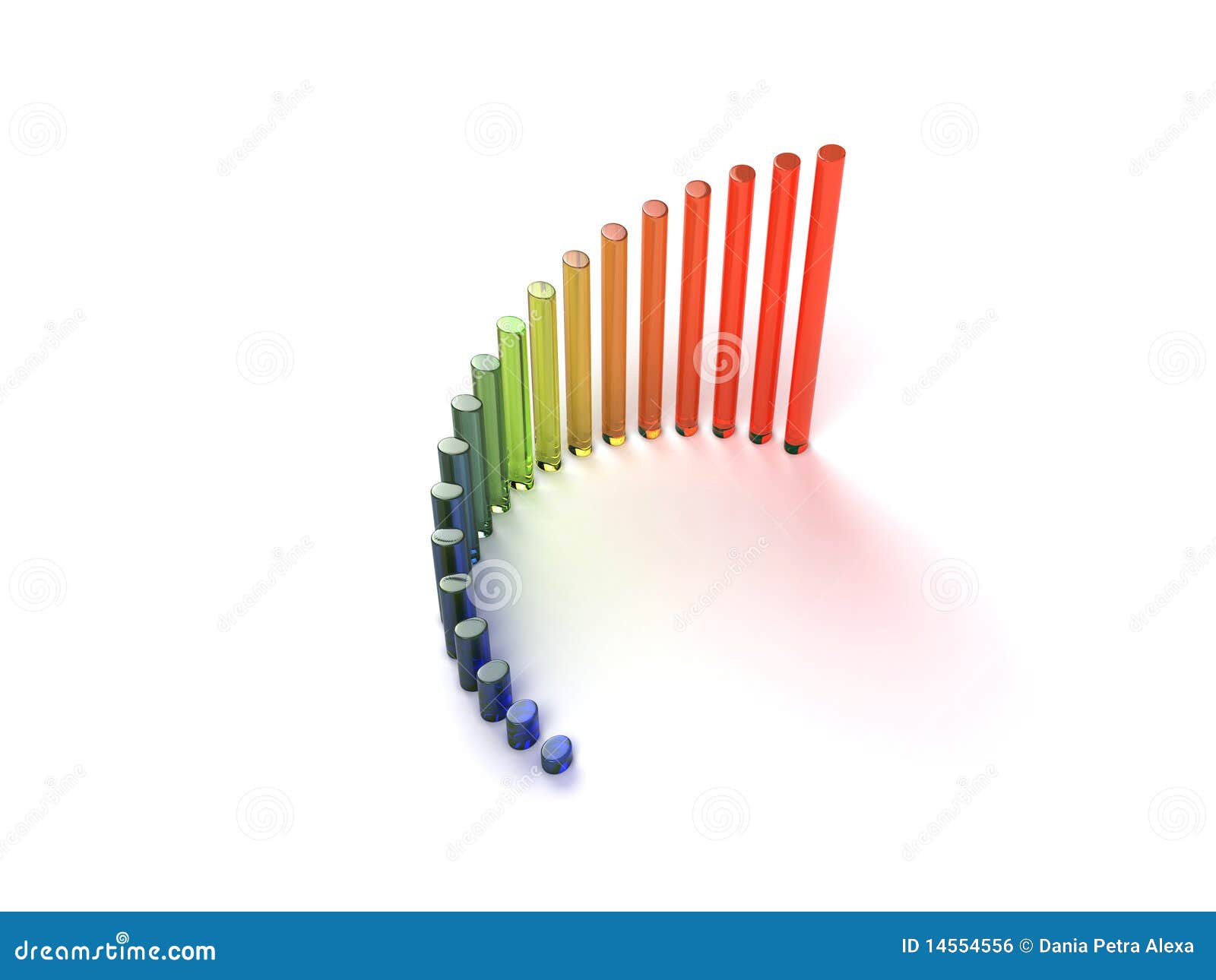 Glass Bar Graph Stock Photography | CartoonDealer.com #19055732