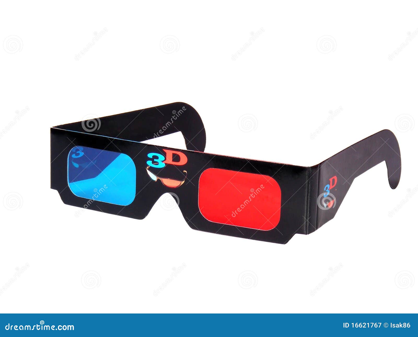3D glasses stock image. Image of perception, style, studio - 16621767