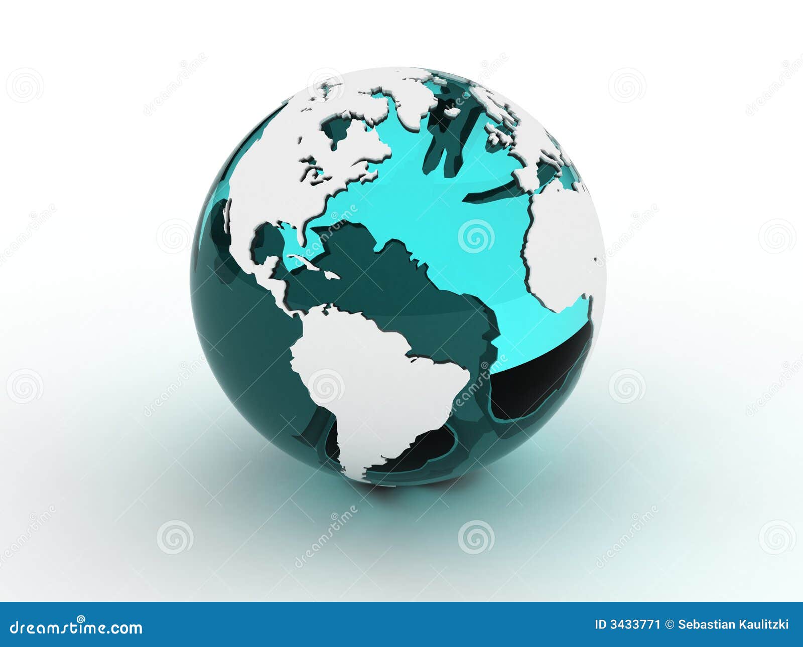 3d globe stock illustration. Illustration of sphere, internet - 3433771