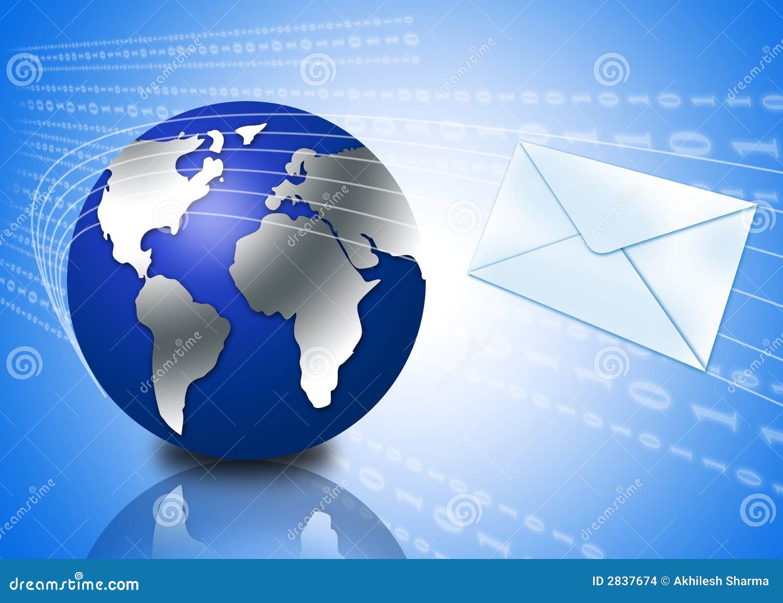 3d Globe Email Envelope Stock Illustrations – 256 3d Globe Email ...