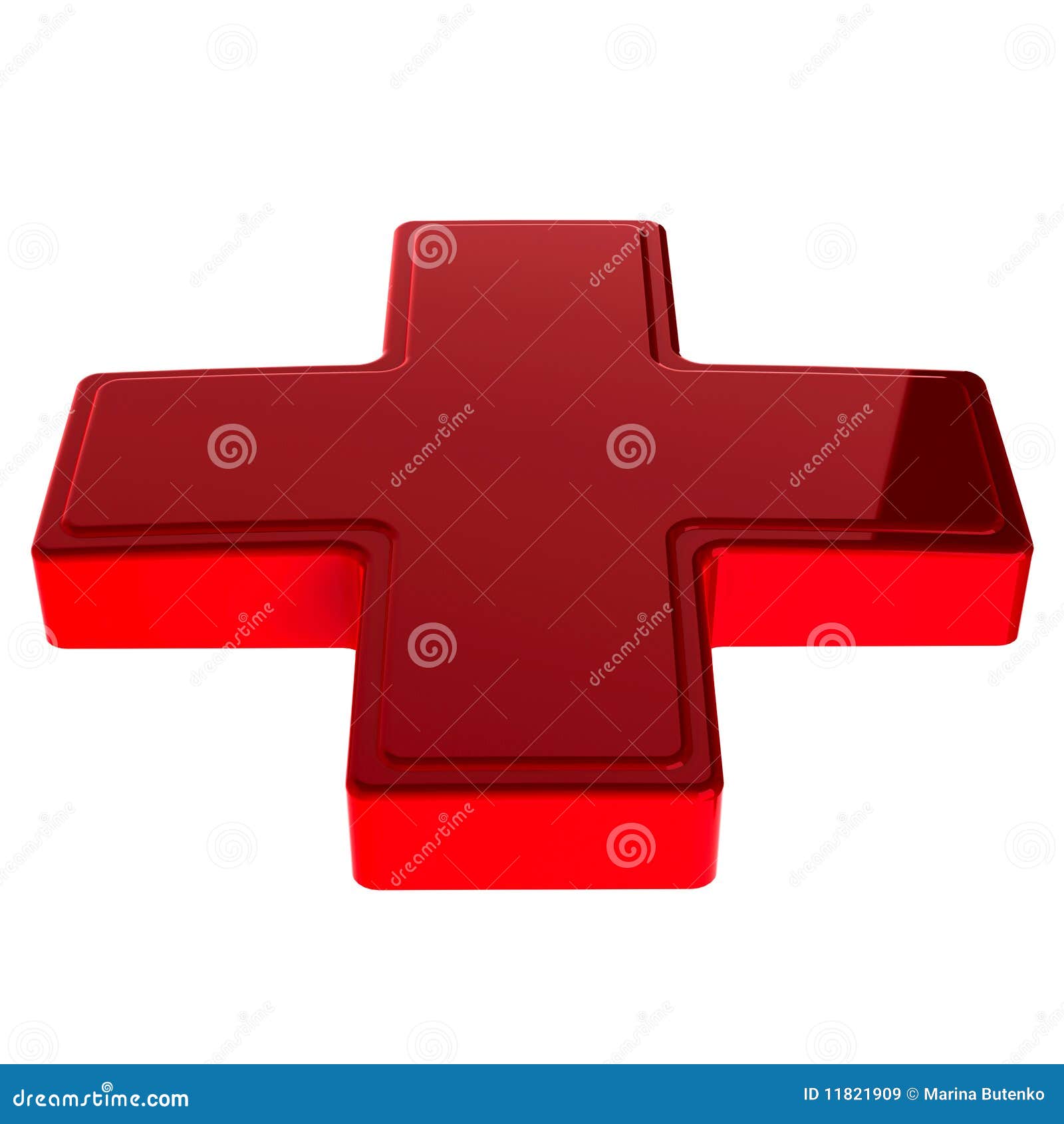 3d glossy red cross editorial stock image. Illustration of bright ...