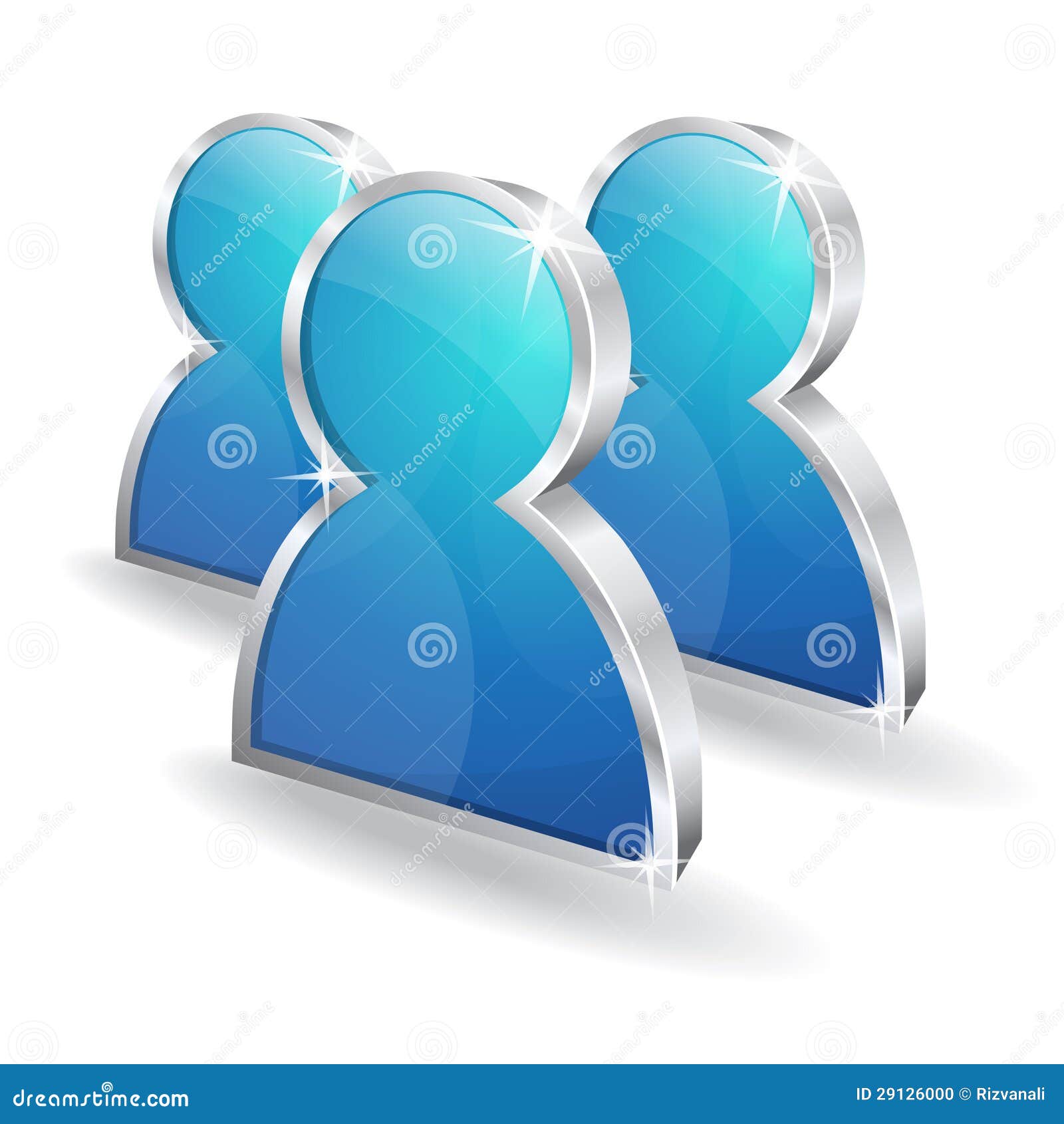 3d Glossy User Vector Sign Icon Stock Vector - Illustration of modern ...