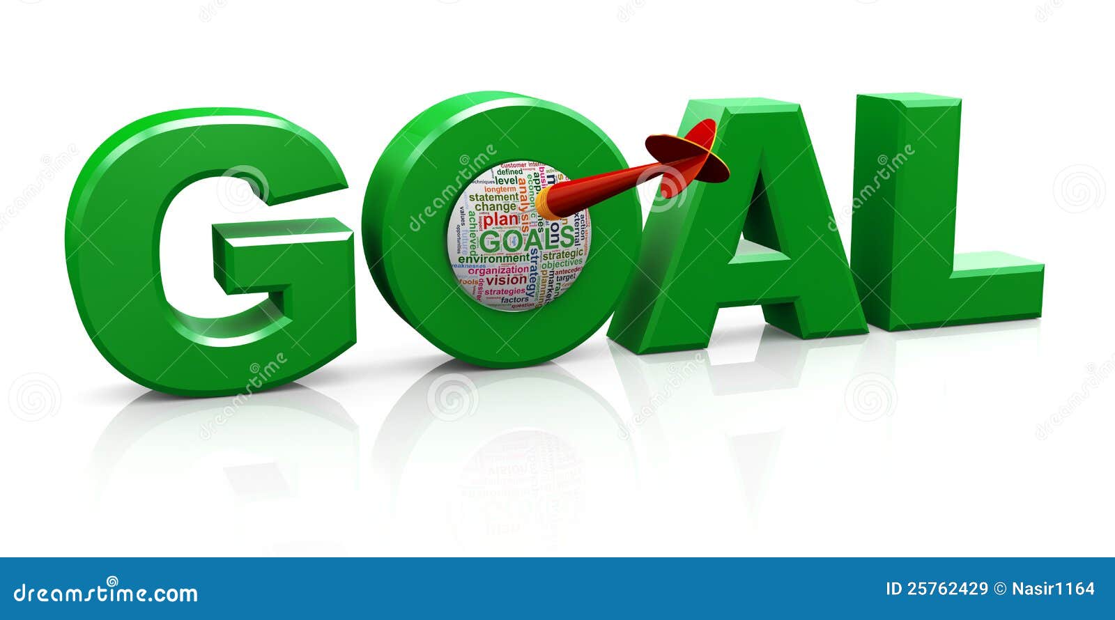 3d goal word tags stock illustration. Illustration of objective - 25762429