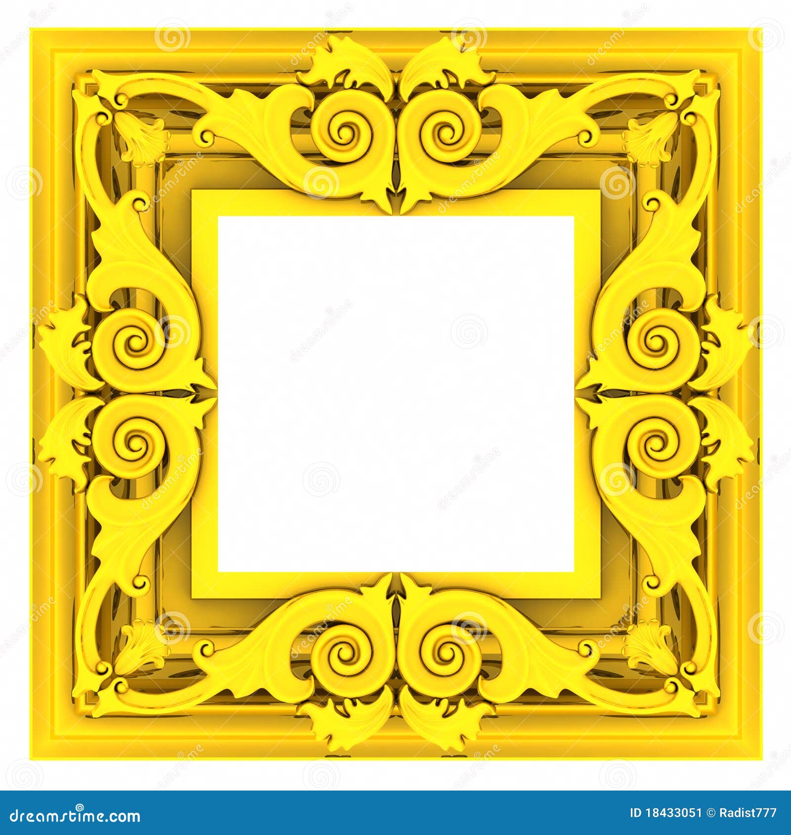 3d gold framework stock illustration. Illustration of deco - 18433051