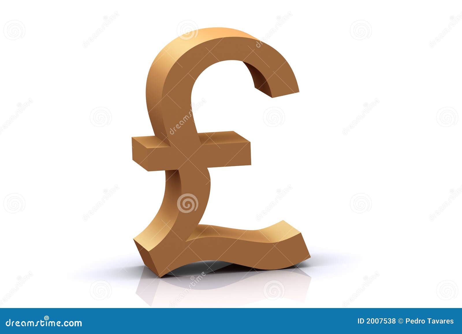 Gold Pound Key And Tag Royalty-Free Stock Photography | CartoonDealer ...