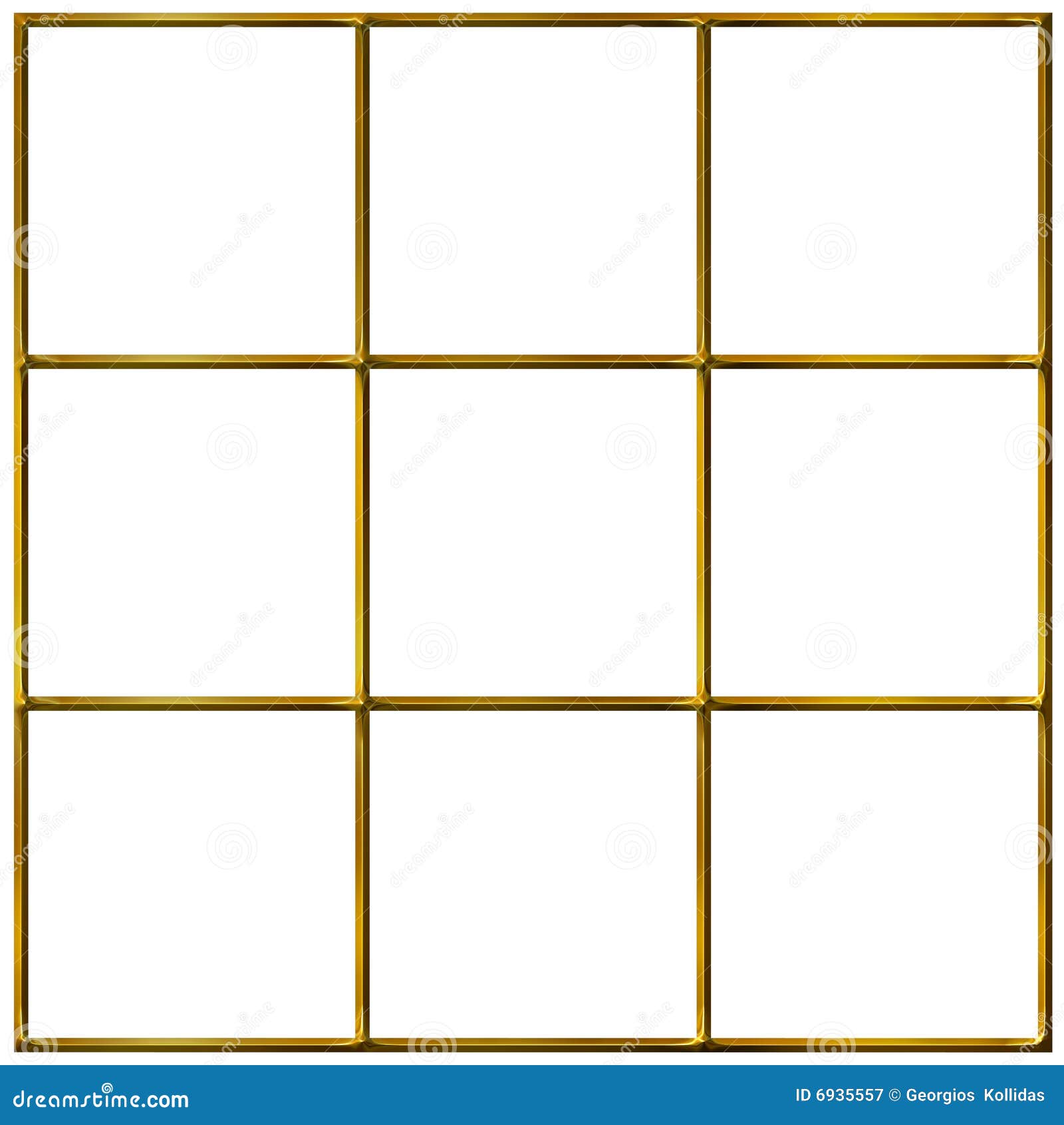 3D Golden Grid stock illustration. Illustration of golden - 6935557