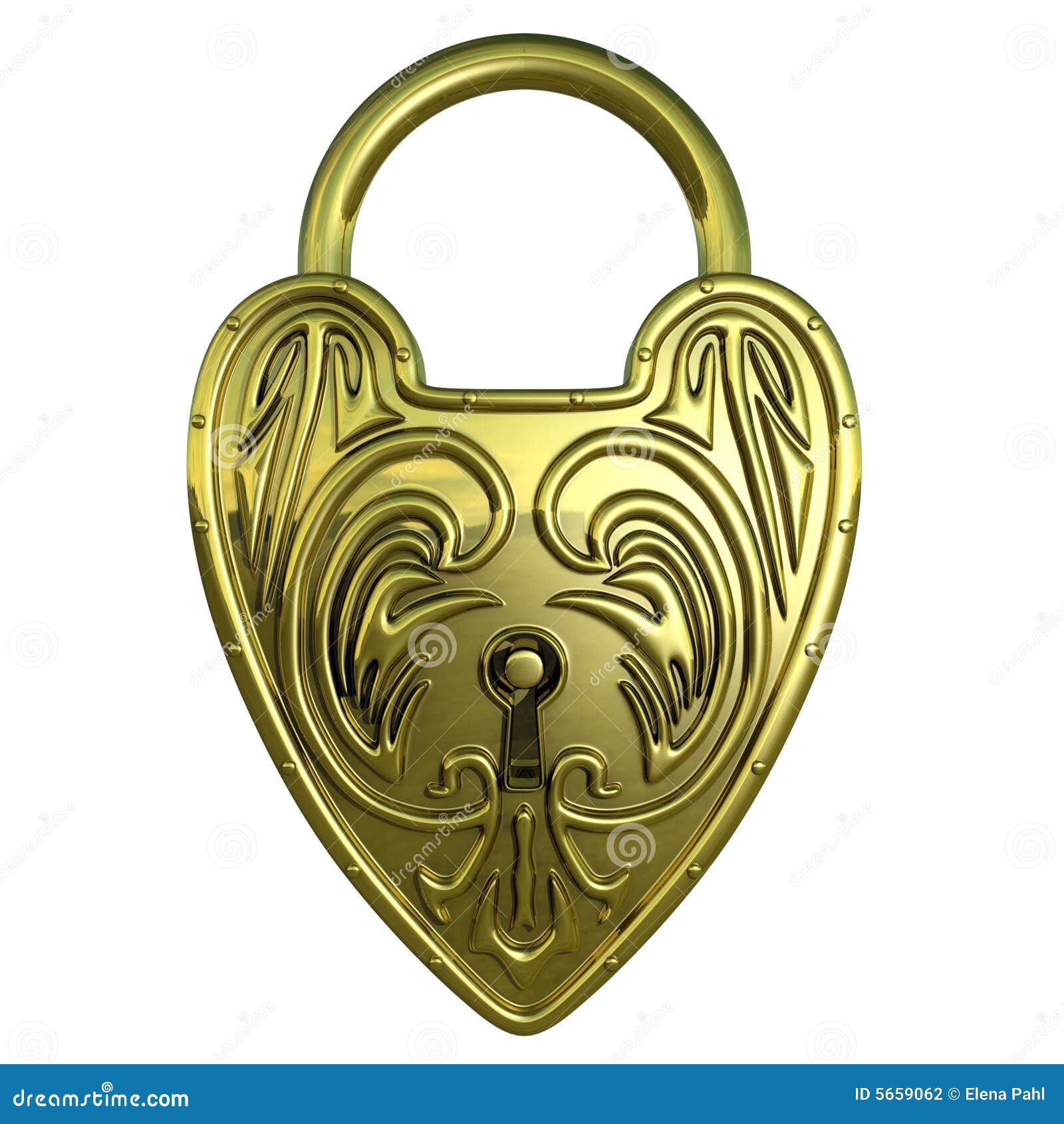3d golden lock stock illustration. Illustration of gold - 5659062