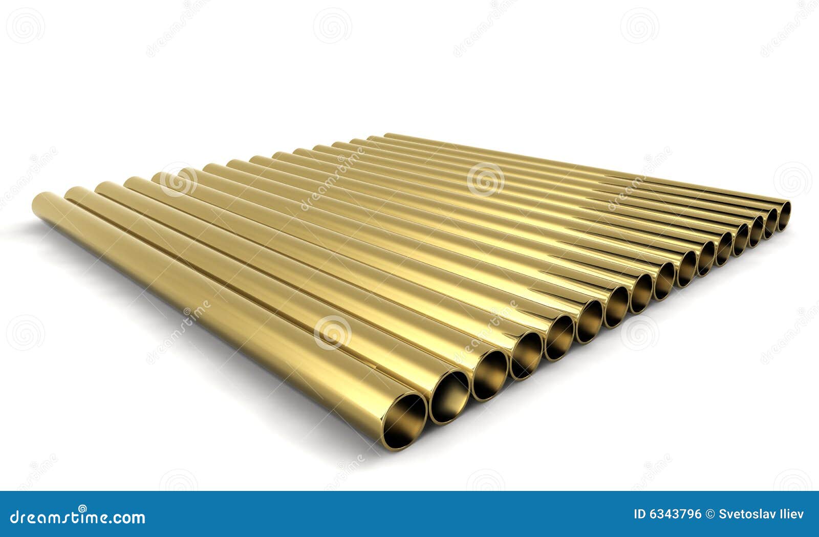 3d golden pipes stock illustration. Illustration of backgrounds - 6343796
