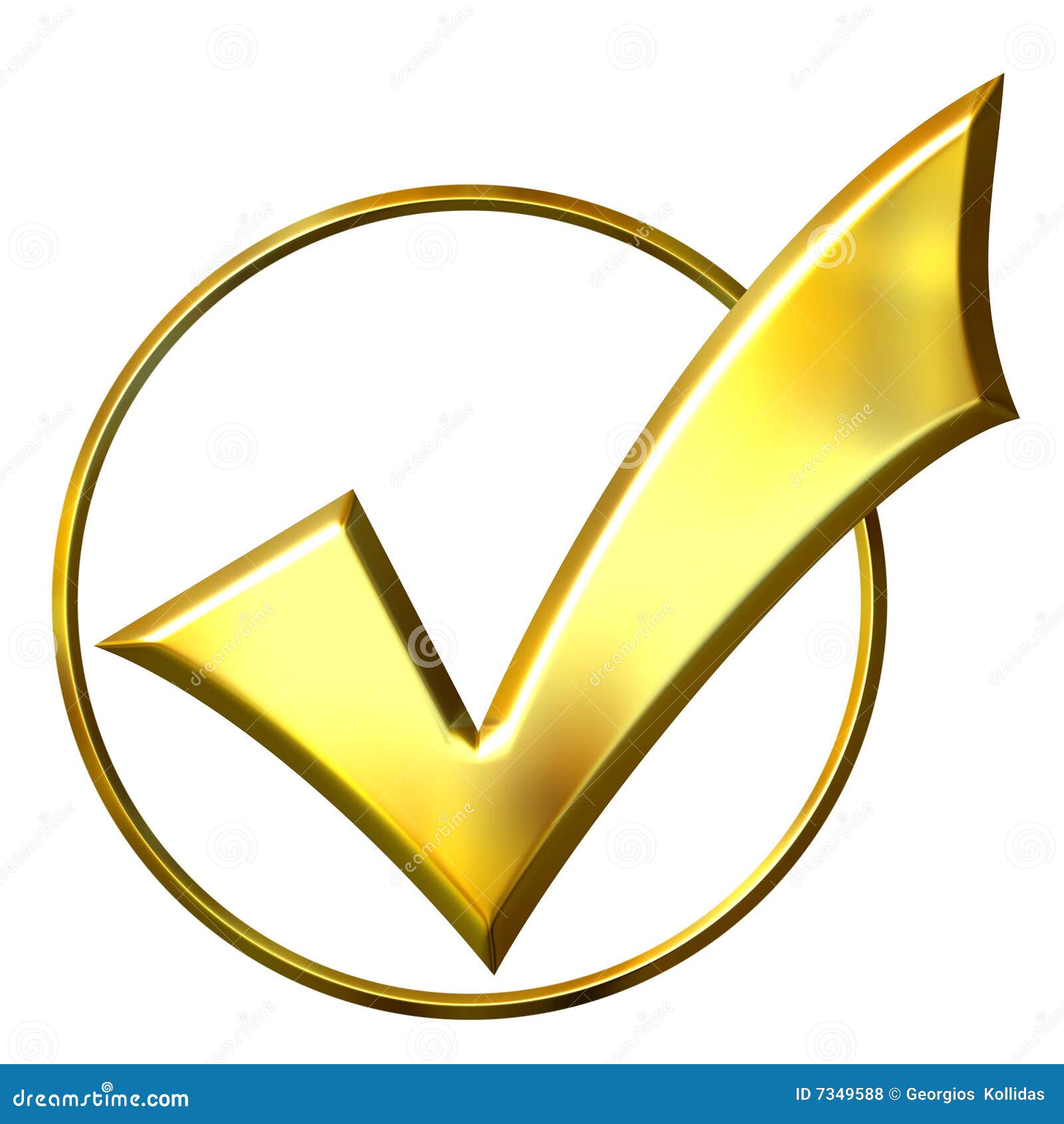 Gold Check Mark