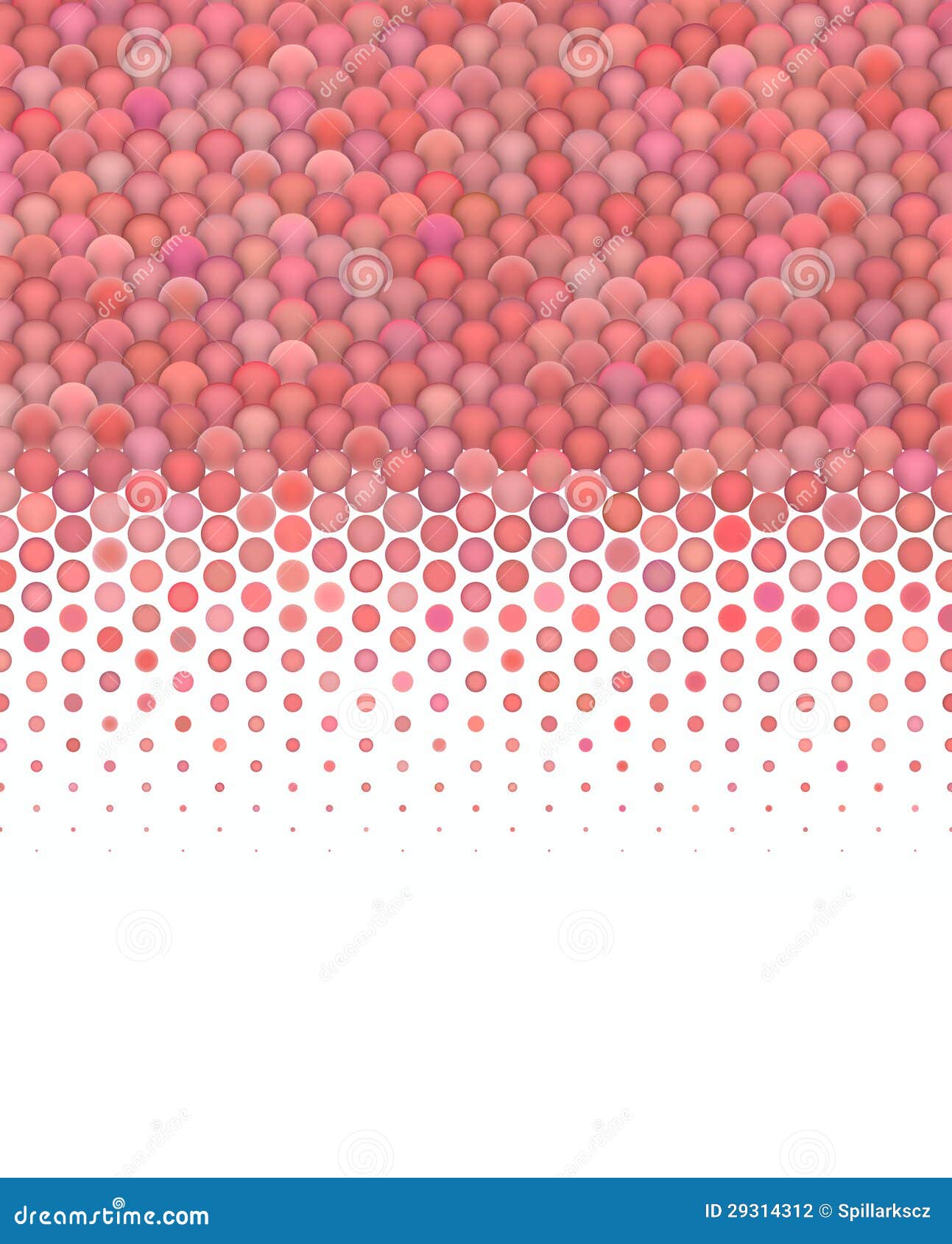 3d Gradient Fluffy Pink Red Bubble Pattern Stock Illustration ...