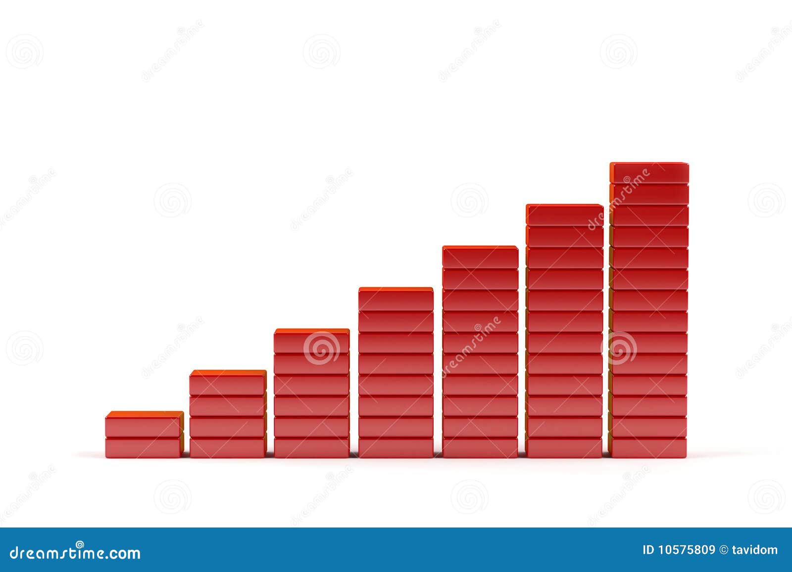 3d graph. stock illustration. Illustration of business - 10575809
