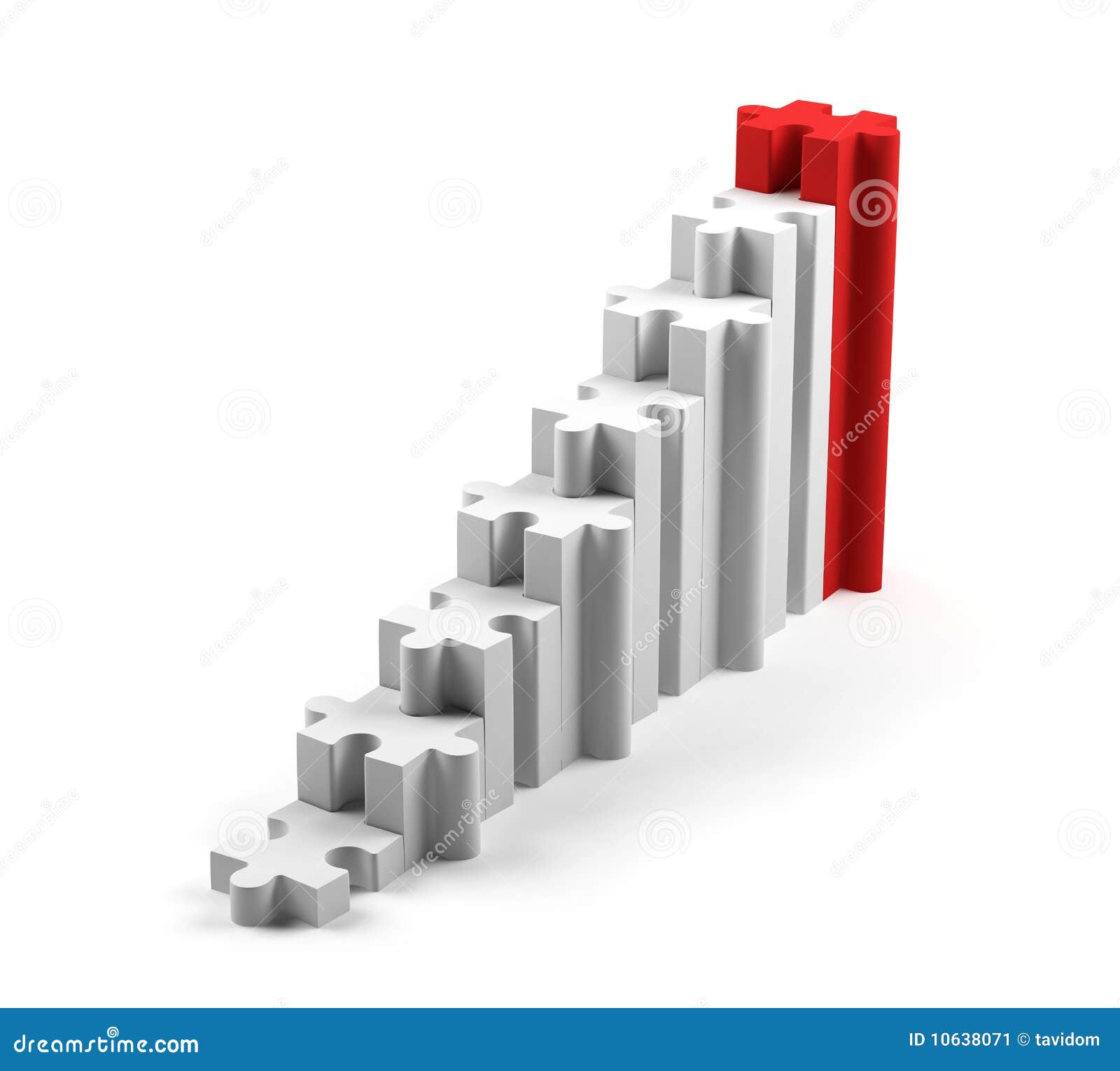 3d graph. stock illustration. Illustration of structure - 10638071