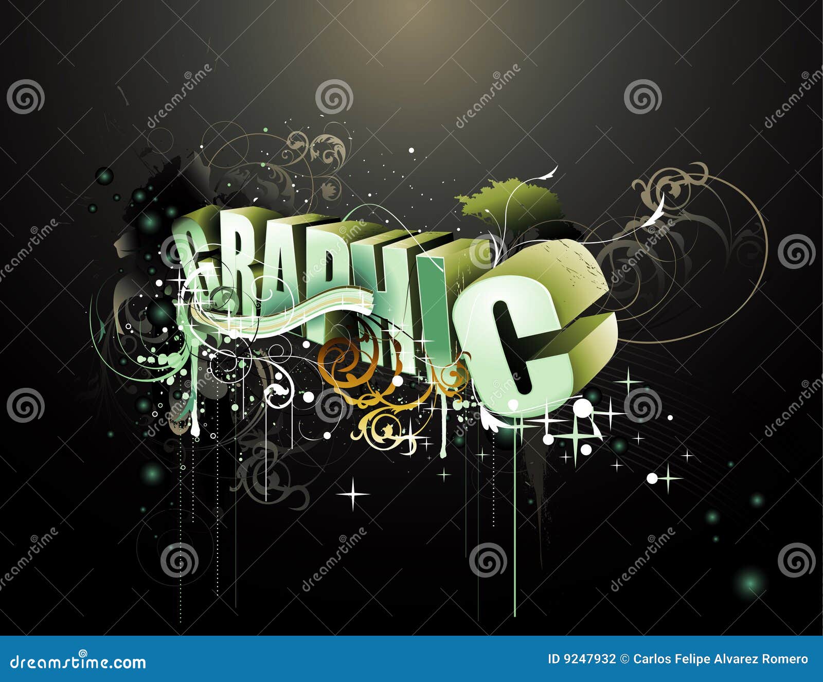 3d Graphic Vector Illustration Stock Vector - Illustration of shadow ...