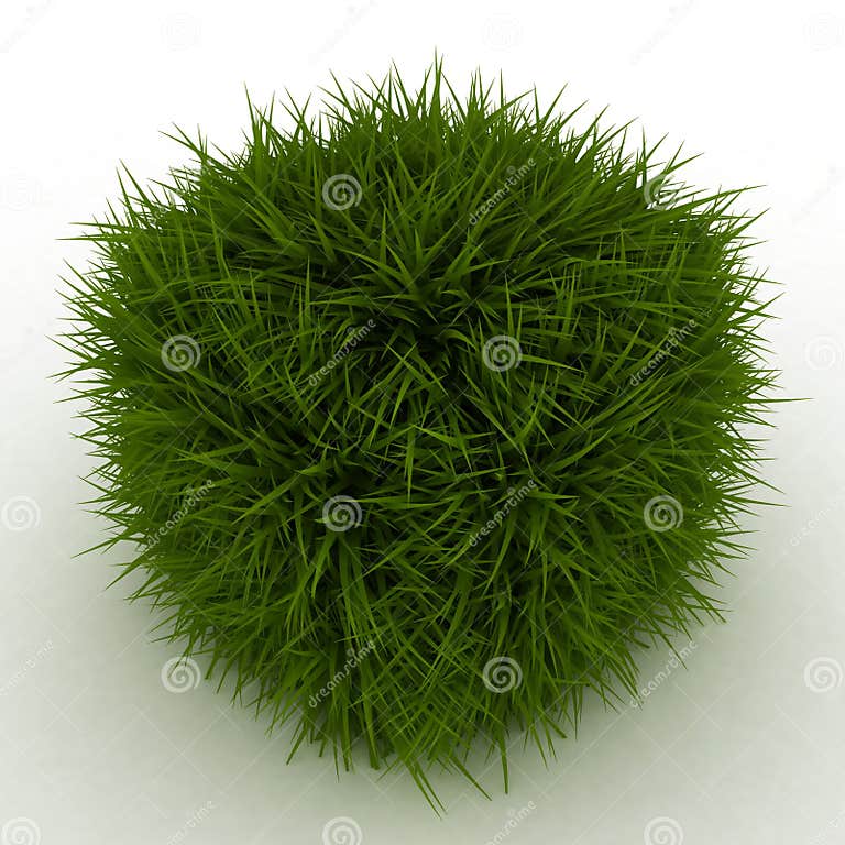 3D Grass Cube stock illustration. Illustration of abstract - 15172910