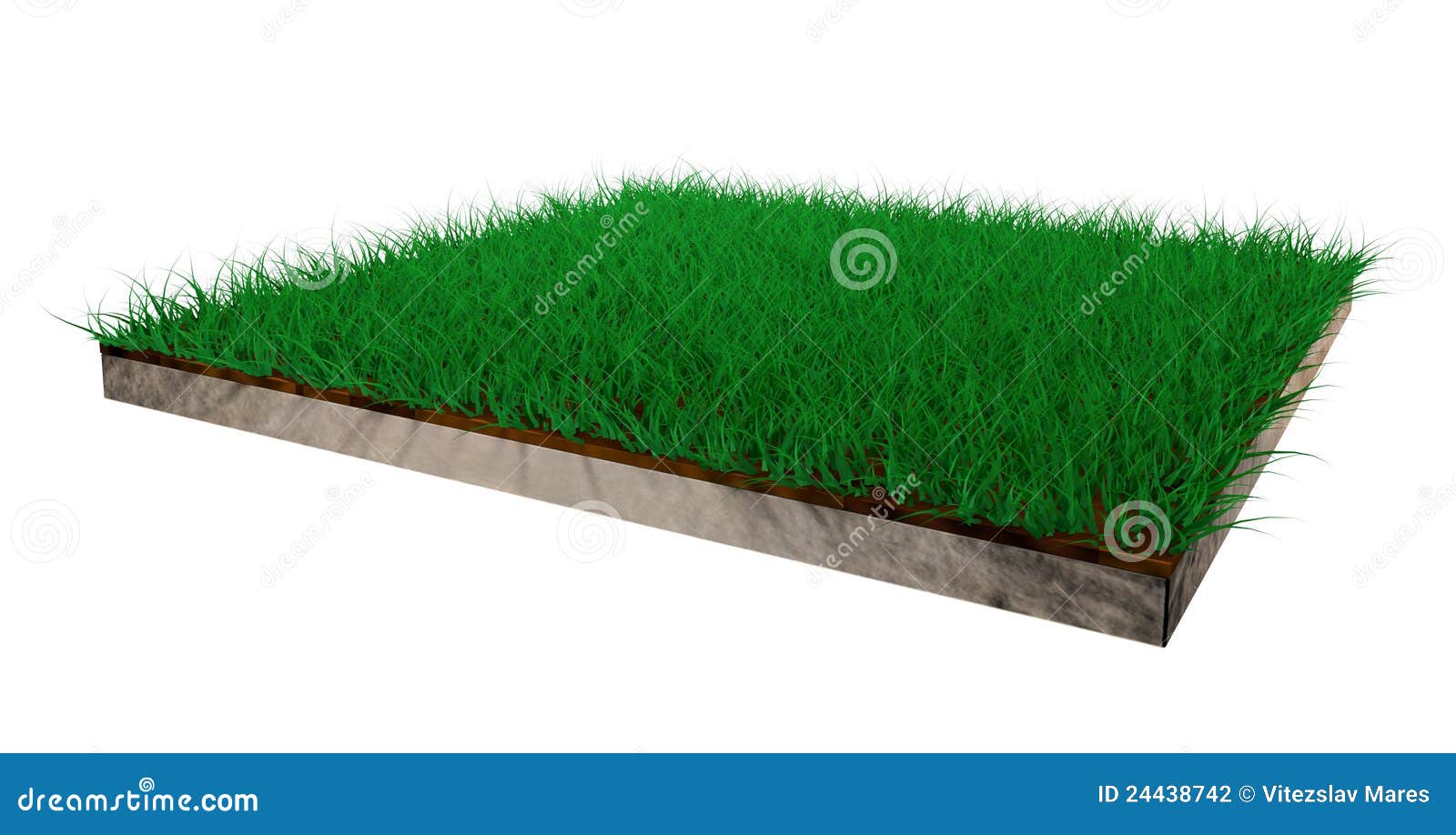 3d grass lawn stock photo. Image of border, ecology, country - 24438742