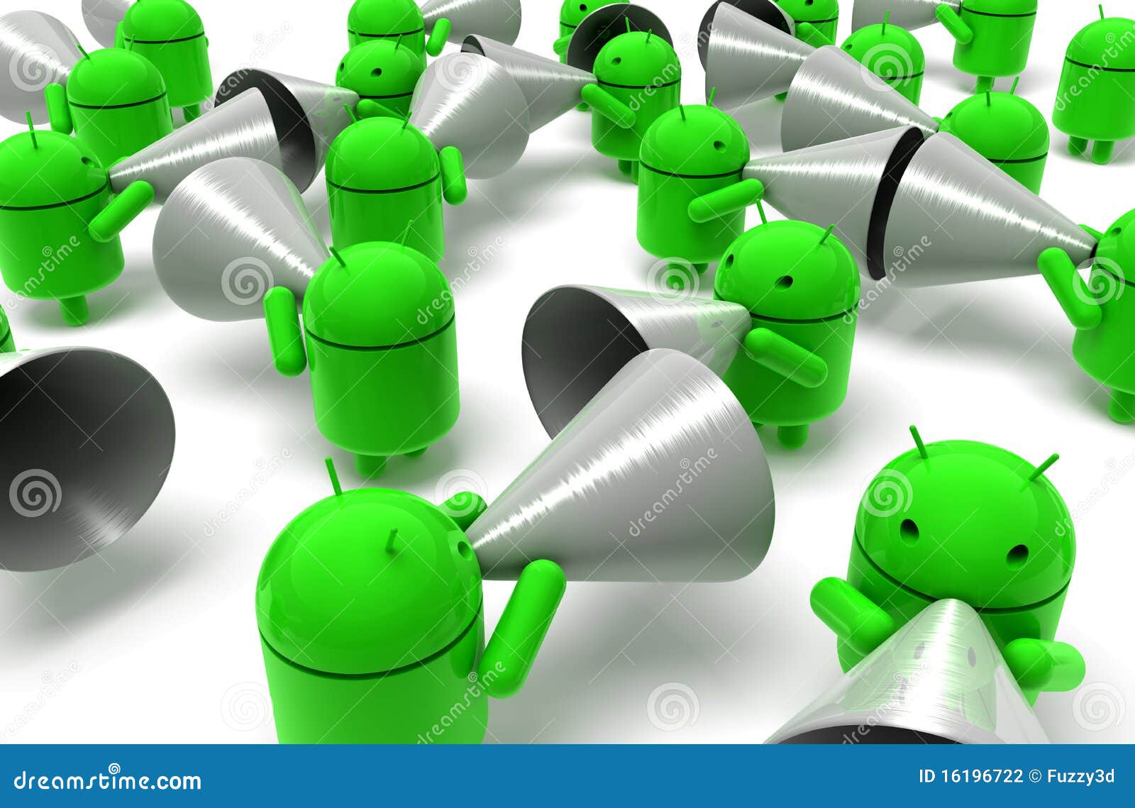 3D Green Android Caricature Editorial Photography - Illustration of ...