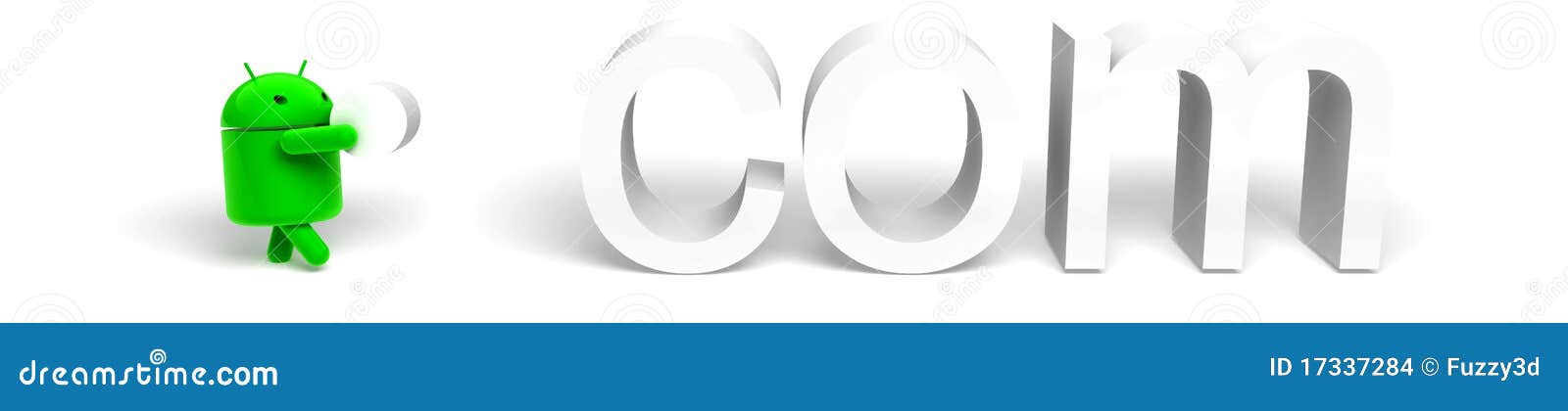 3d Green Android Web Creating Caricature Stock Illustrations – 2 3d ...