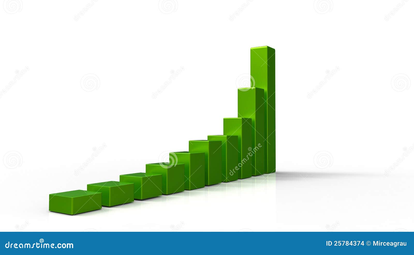 Green Chart Rising Stock Image | CartoonDealer.com #14509573