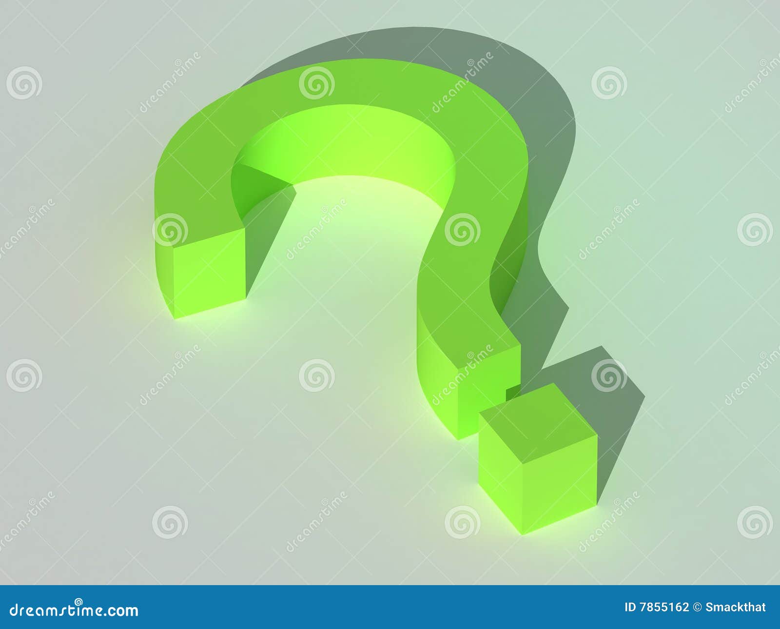 Green Question-mark Royalty-Free Cartoon | CartoonDealer.com #4445675