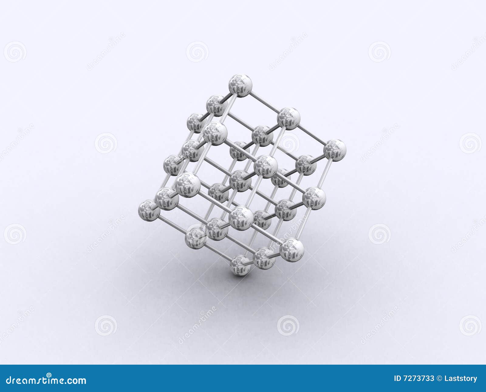 3D grid stock illustration. Illustration of isolation - 7273733