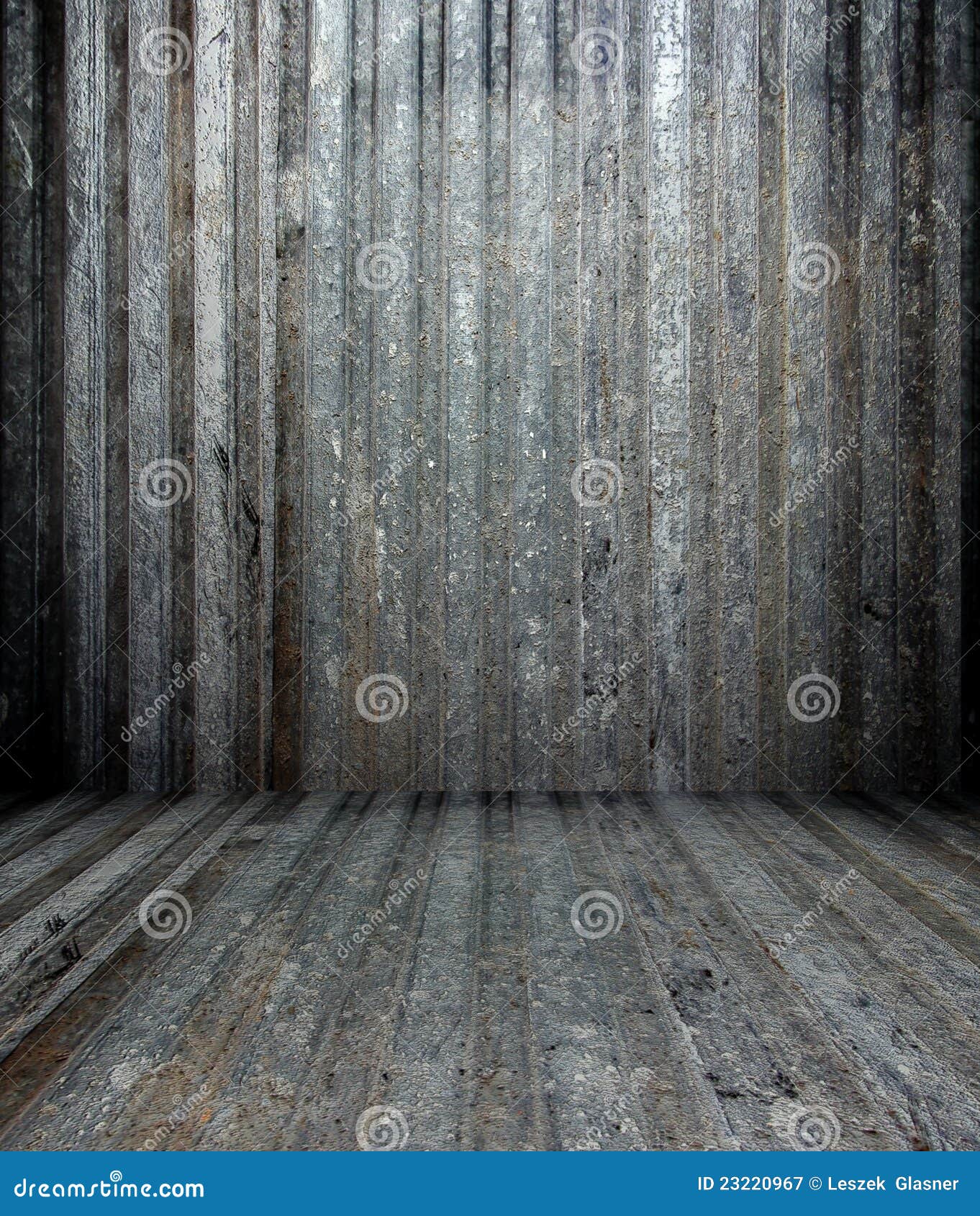 3d Grunge Metal Texture, Empty Interior Stock Image - Image of ...
