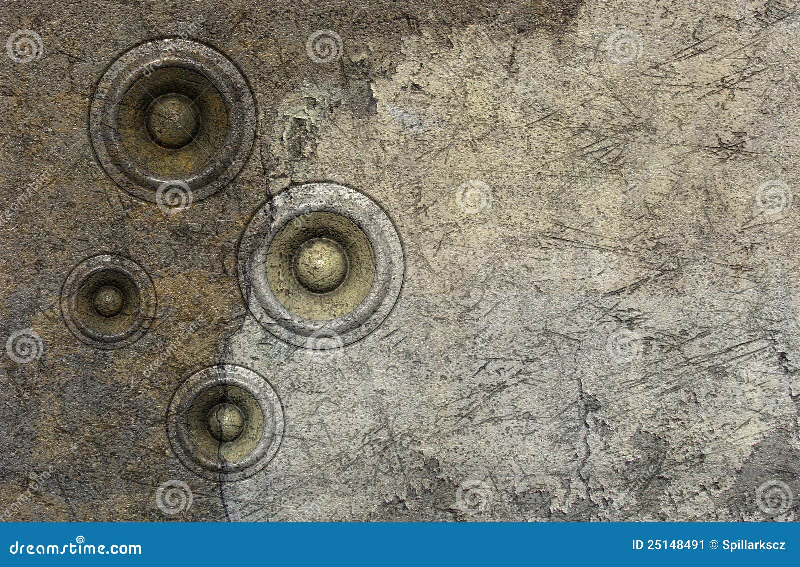 Sound System Poster Template Vector Illustration | CartoonDealer.com ...