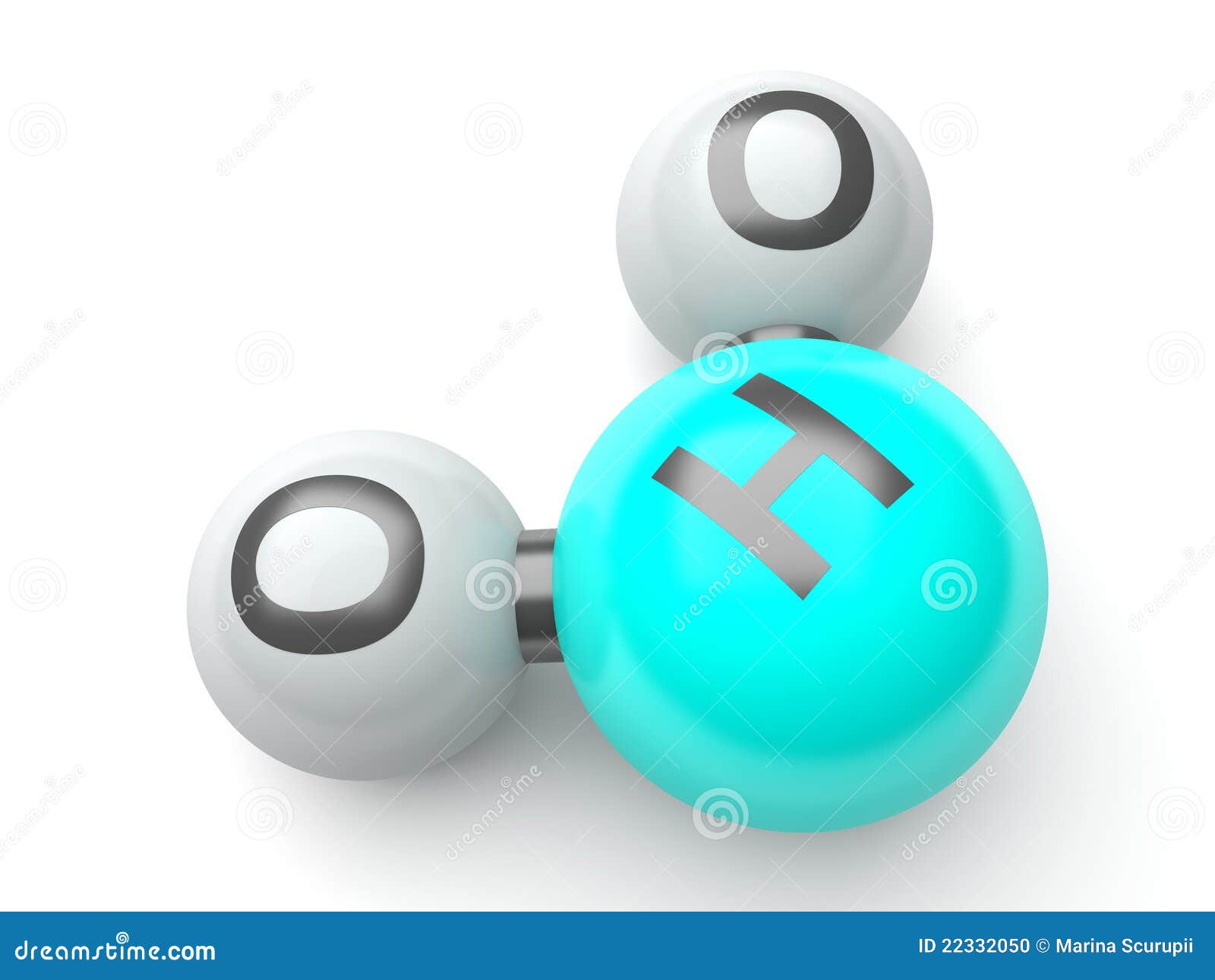 3d molecules stock illustration. Illustration of dimensional - 22332050