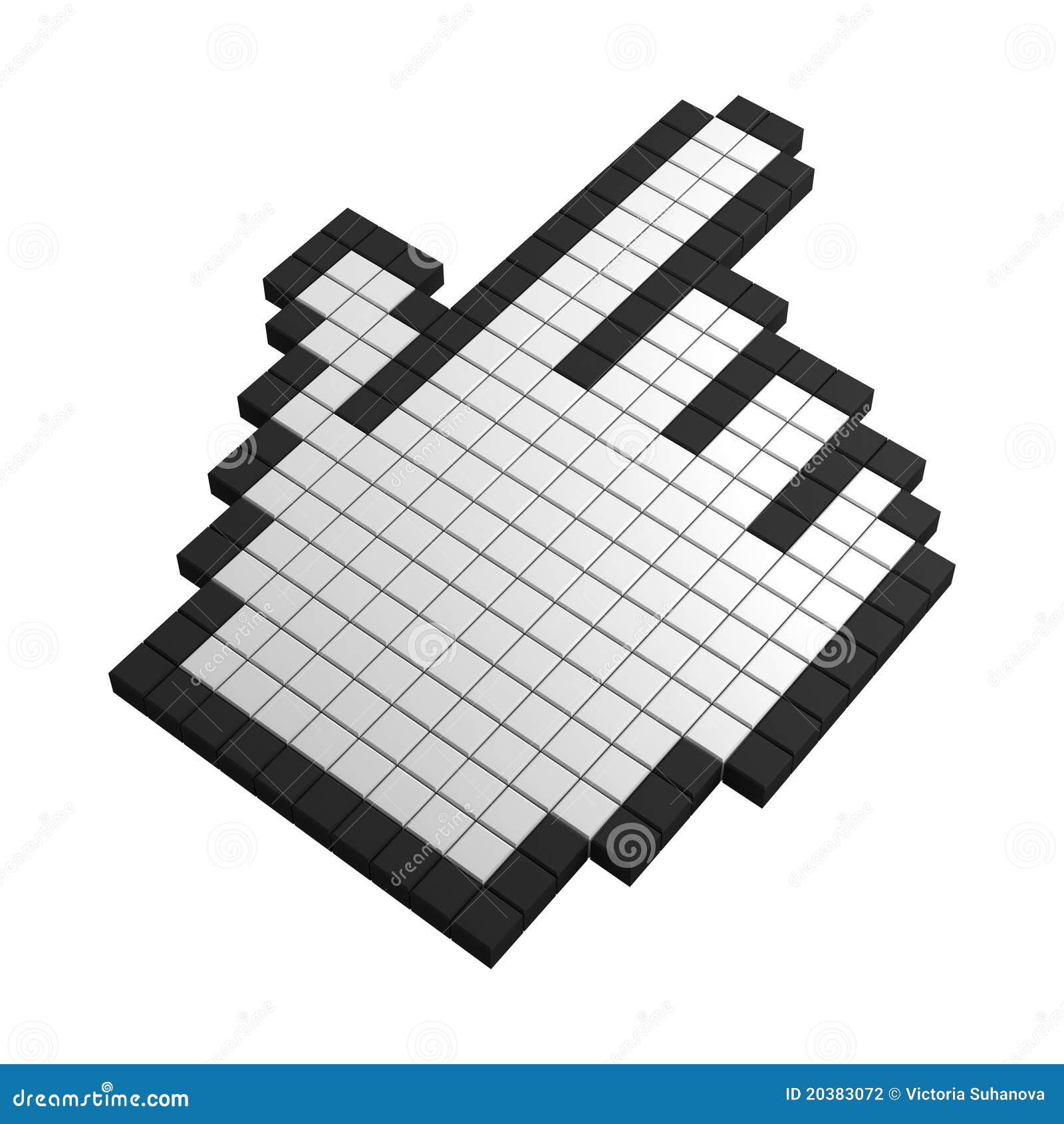 Hand Pixel Art Cartoon Vector | CartoonDealer.com #216902423