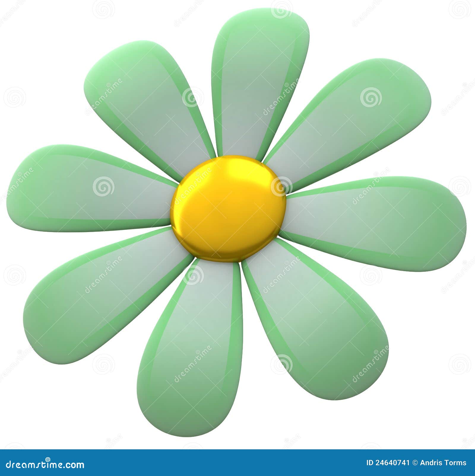 3d Het Pictogram Van De Bloem Stock Illustratie - Illustration of ...