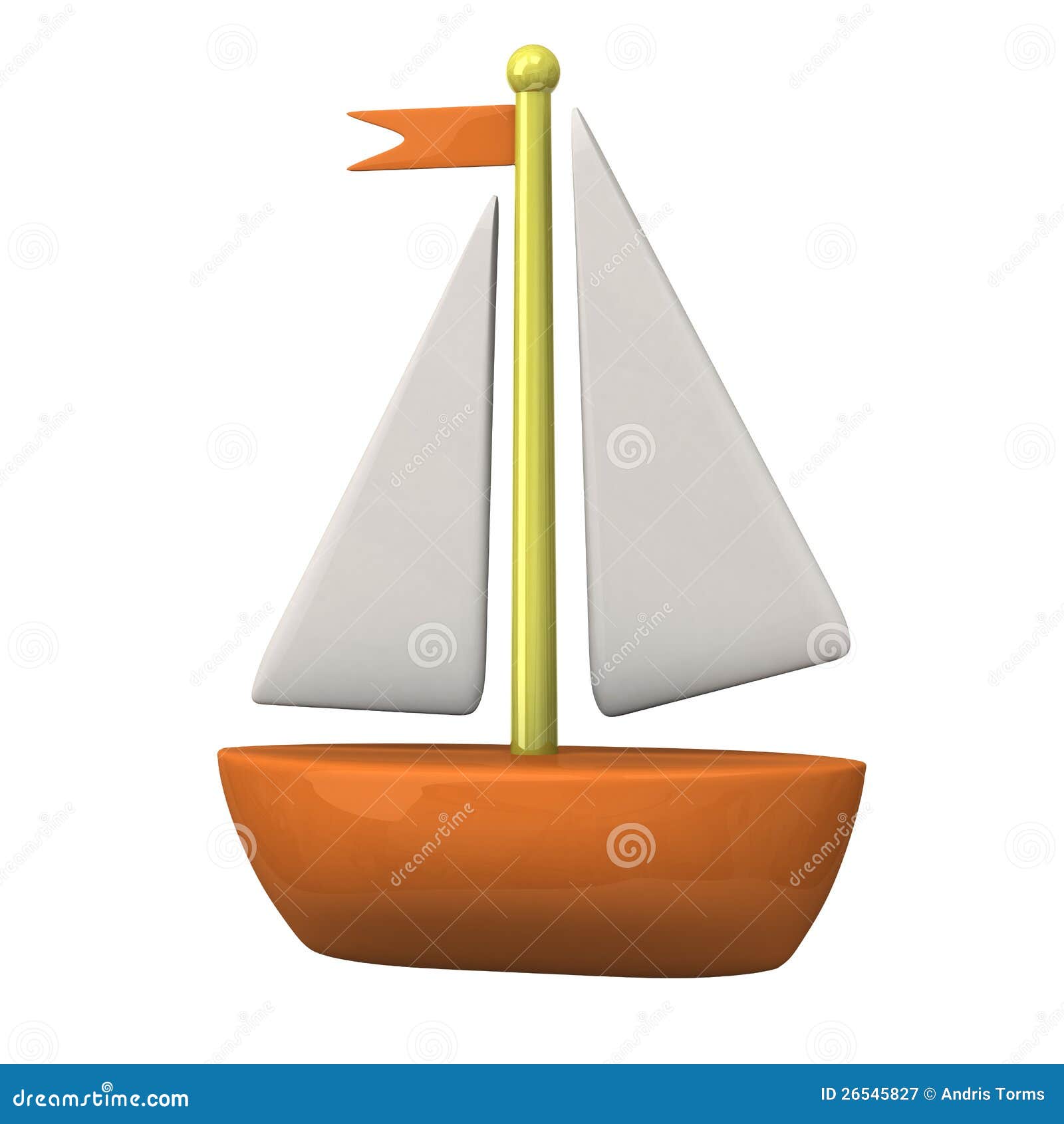 3d Het Pictogram Van De Boot Stock Illustratie - Illustration of goud ...