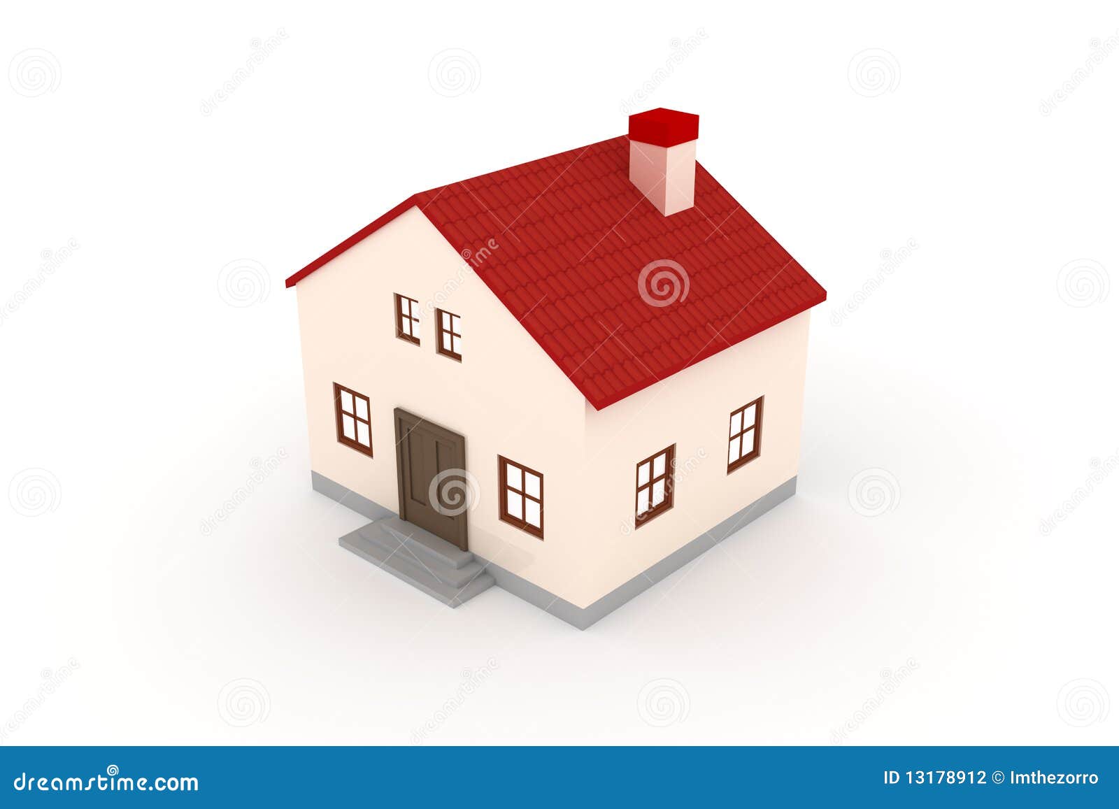 3d home stock illustration. Illustration of structure - 13178912