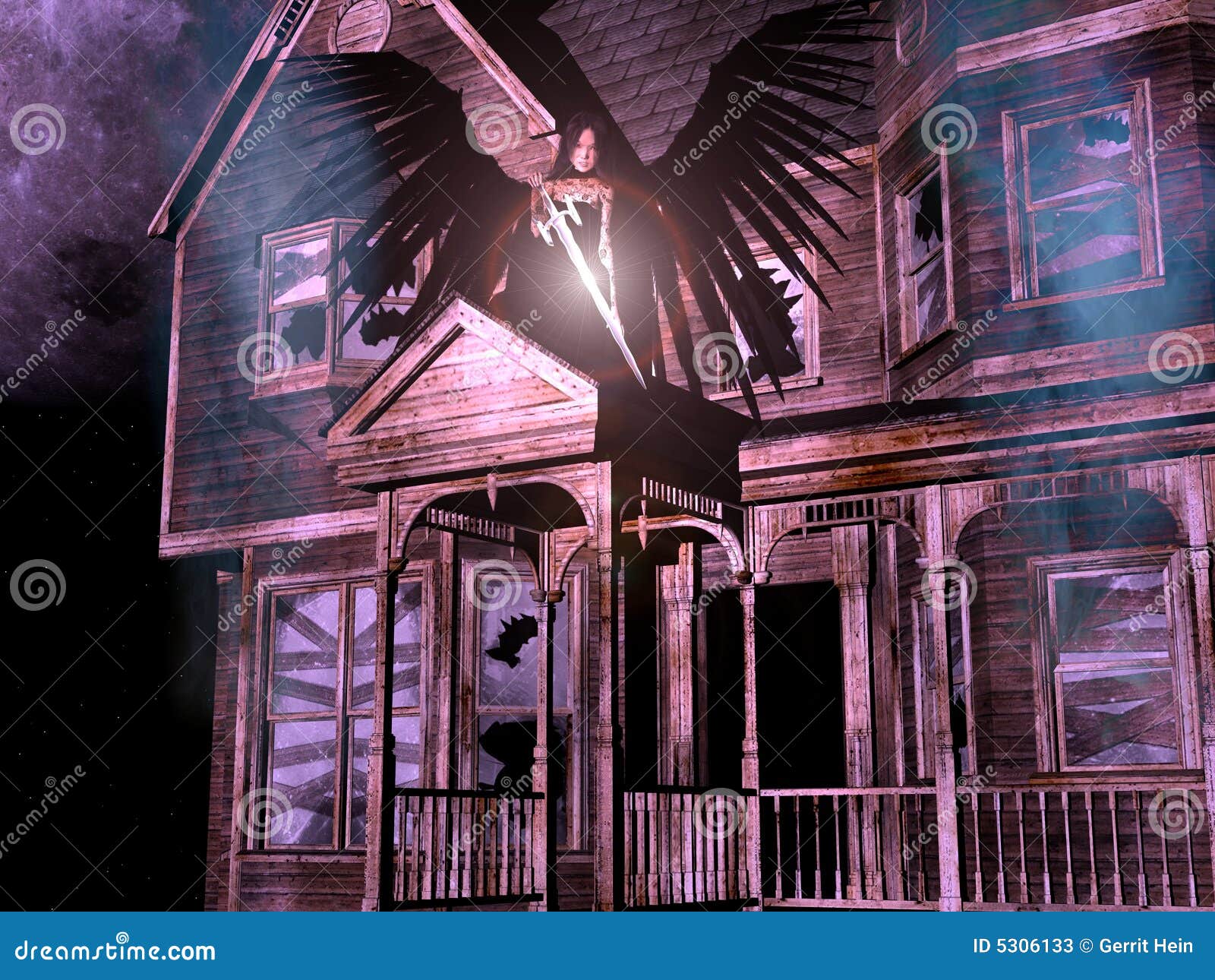 3d House Angel Stock Illustrations – 30 3d House Angel Stock ...