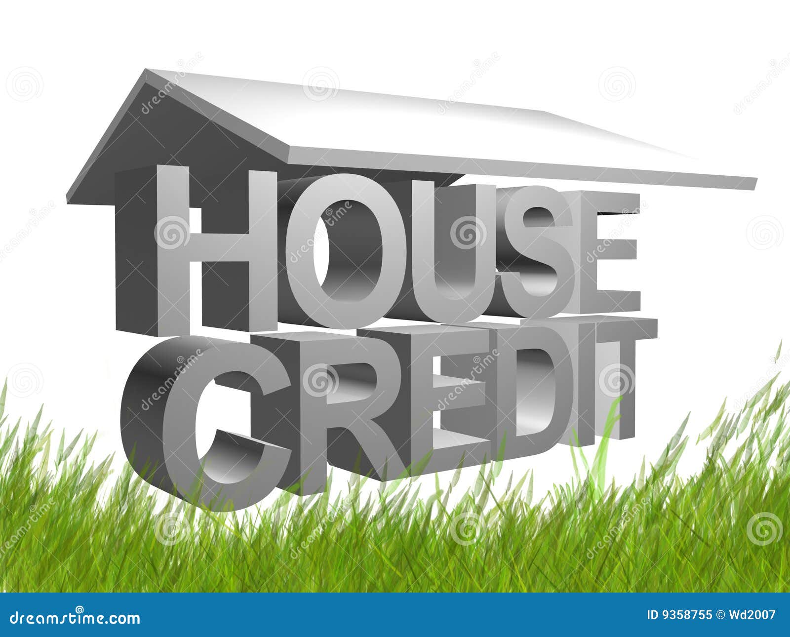 3d House and Credit Icon Symbol Stock Illustration - Illustration of ...